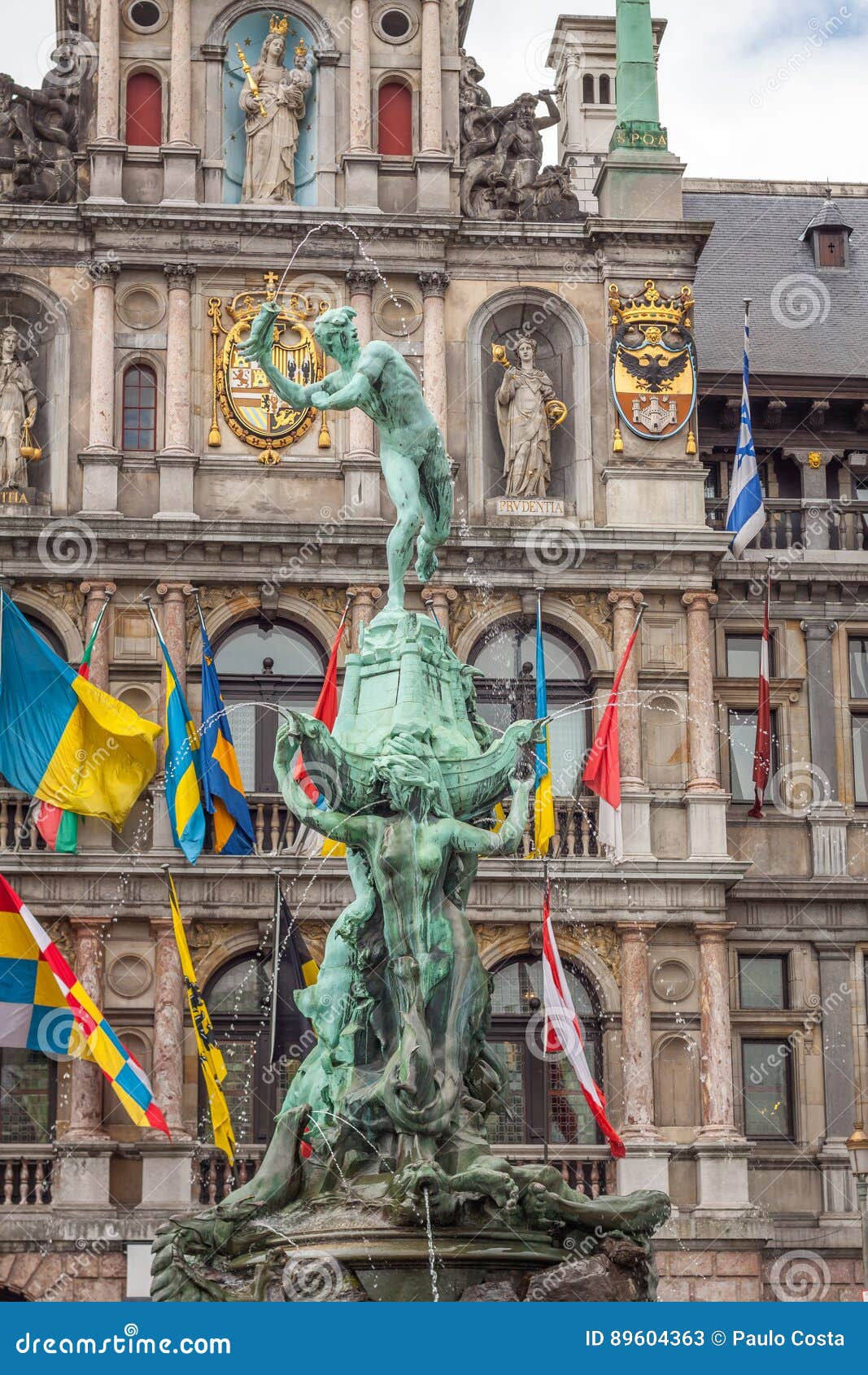 Antwerp Building and Architecture Stock Image - Image of evening ...