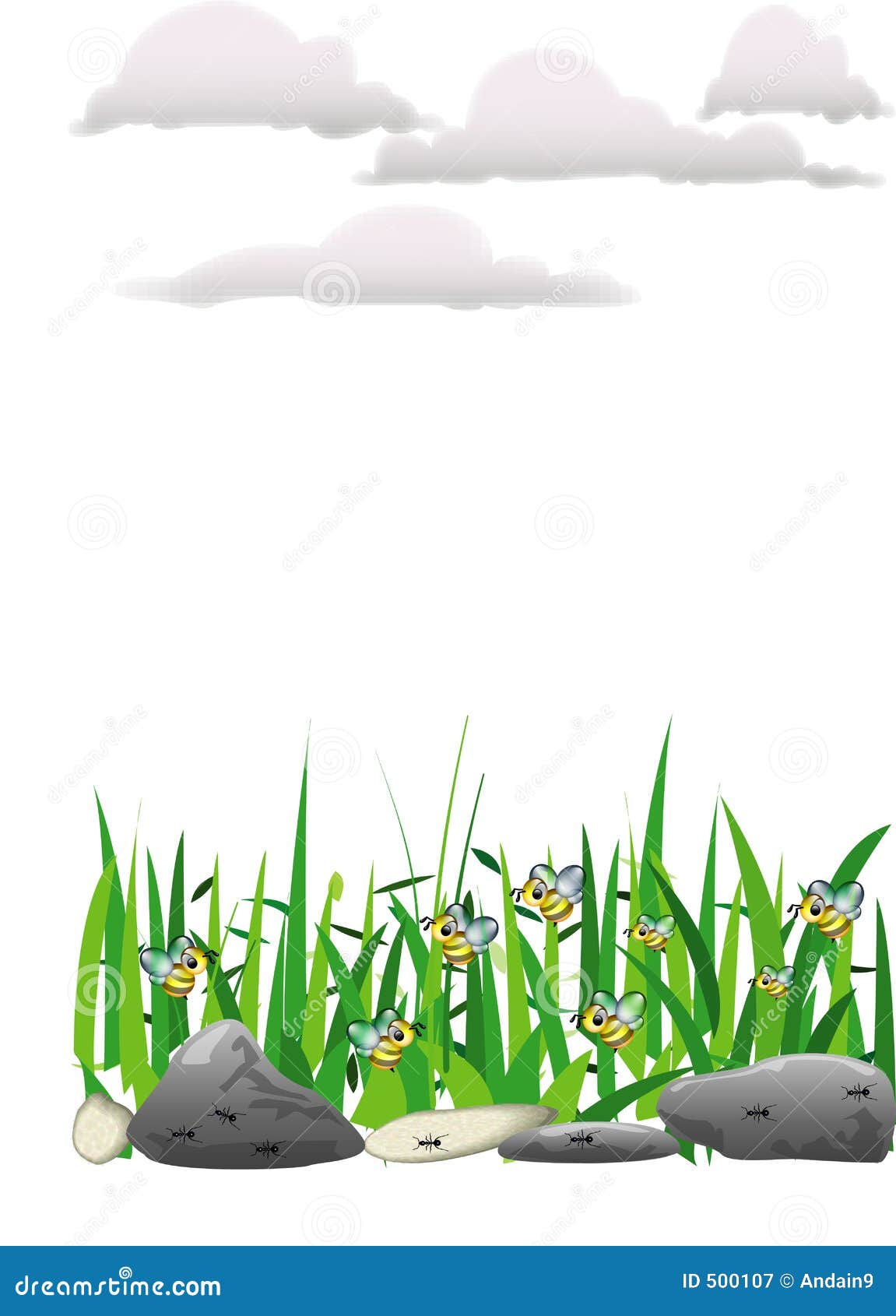 Antz And The Wasp Stock Image | CartoonDealer.com #500107