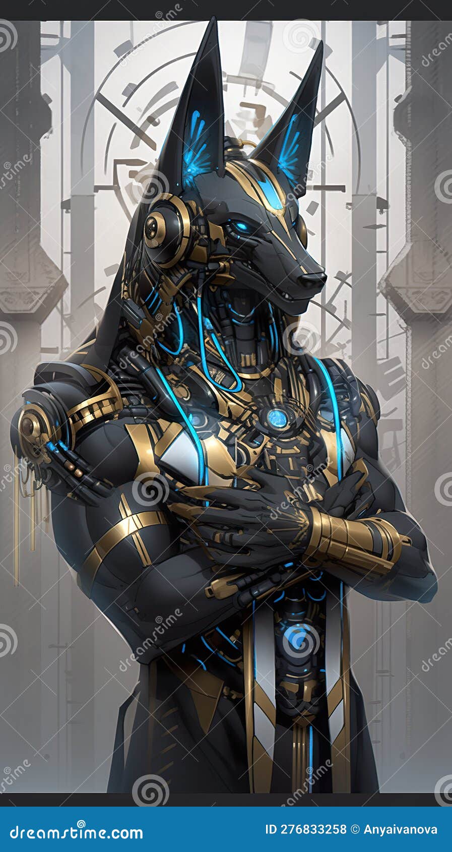 Anubis Egyptian God Art