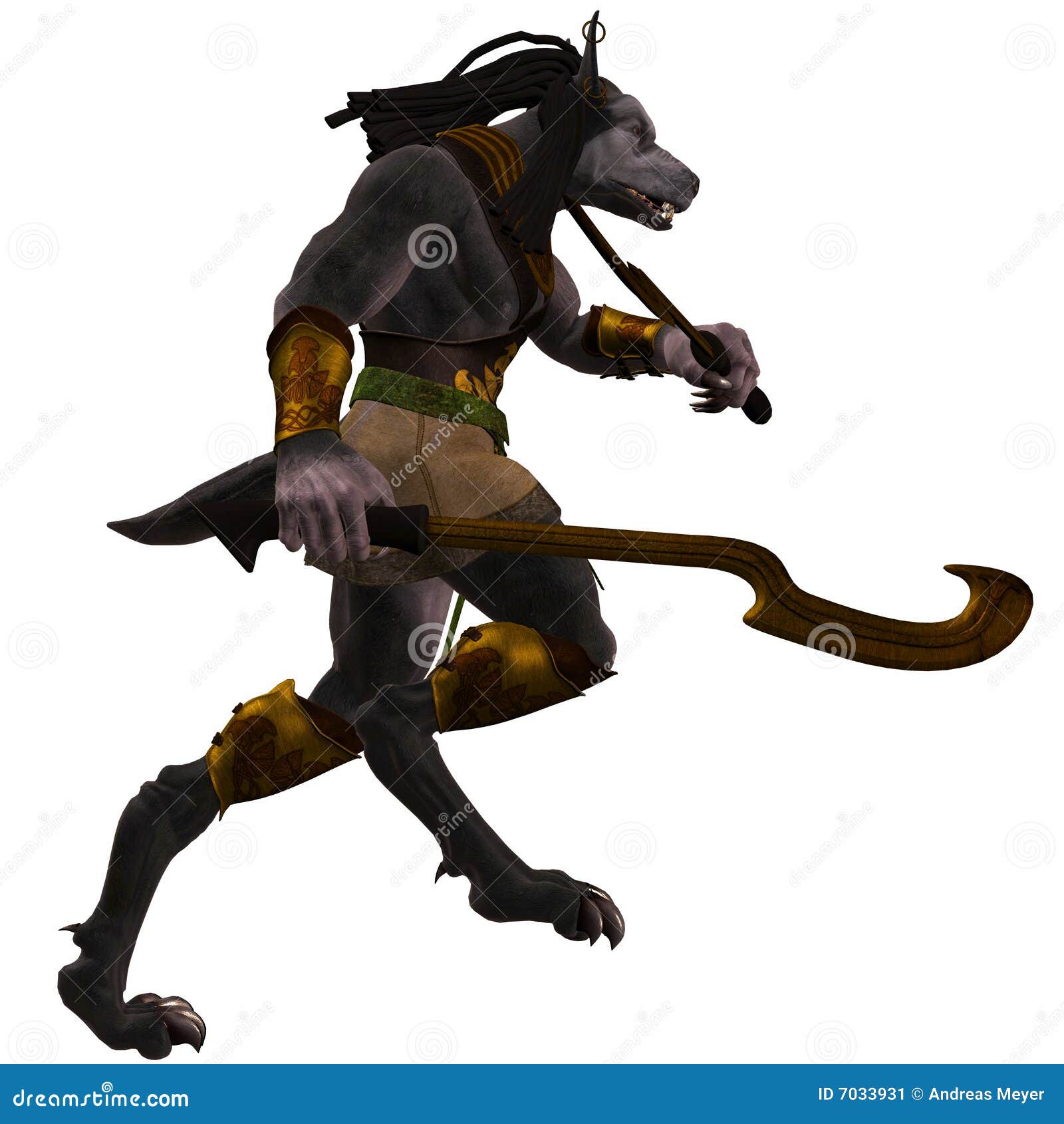 Anubis-Fantasy Egyptian Monster Stock Photo | CartoonDealer.com #7034130