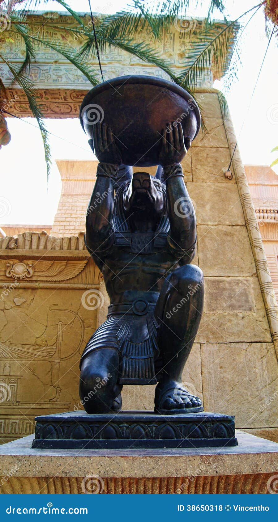 Anubis Offerings To the Neter Statue Editorial Stock Photo - Image of ...