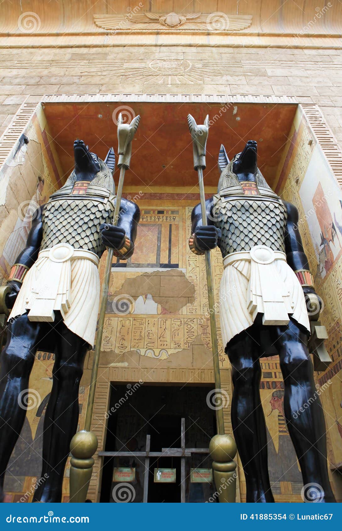 Anubis statue stock photo. Image of africa, parchment - 41885354