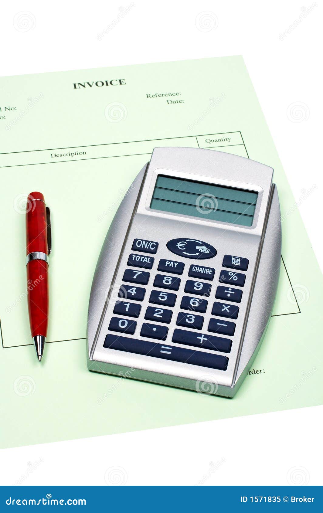 Anule a factura imagem de stock. Imagem de débito, comércio - 1571835