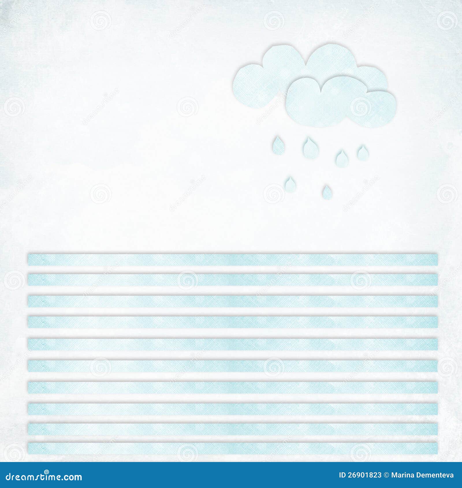 Anule a Letra Textured Com Linhas E Nuvens Ilustração Stock ...