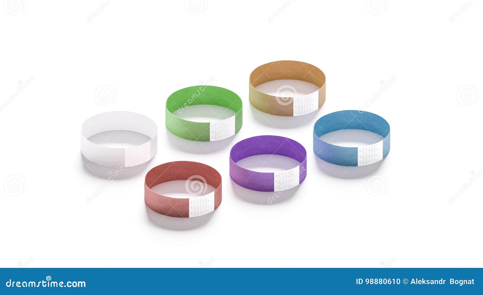 Anule Modelos Dos Punhos Do Papel Colorido Foto de Stock - Imagem de ...