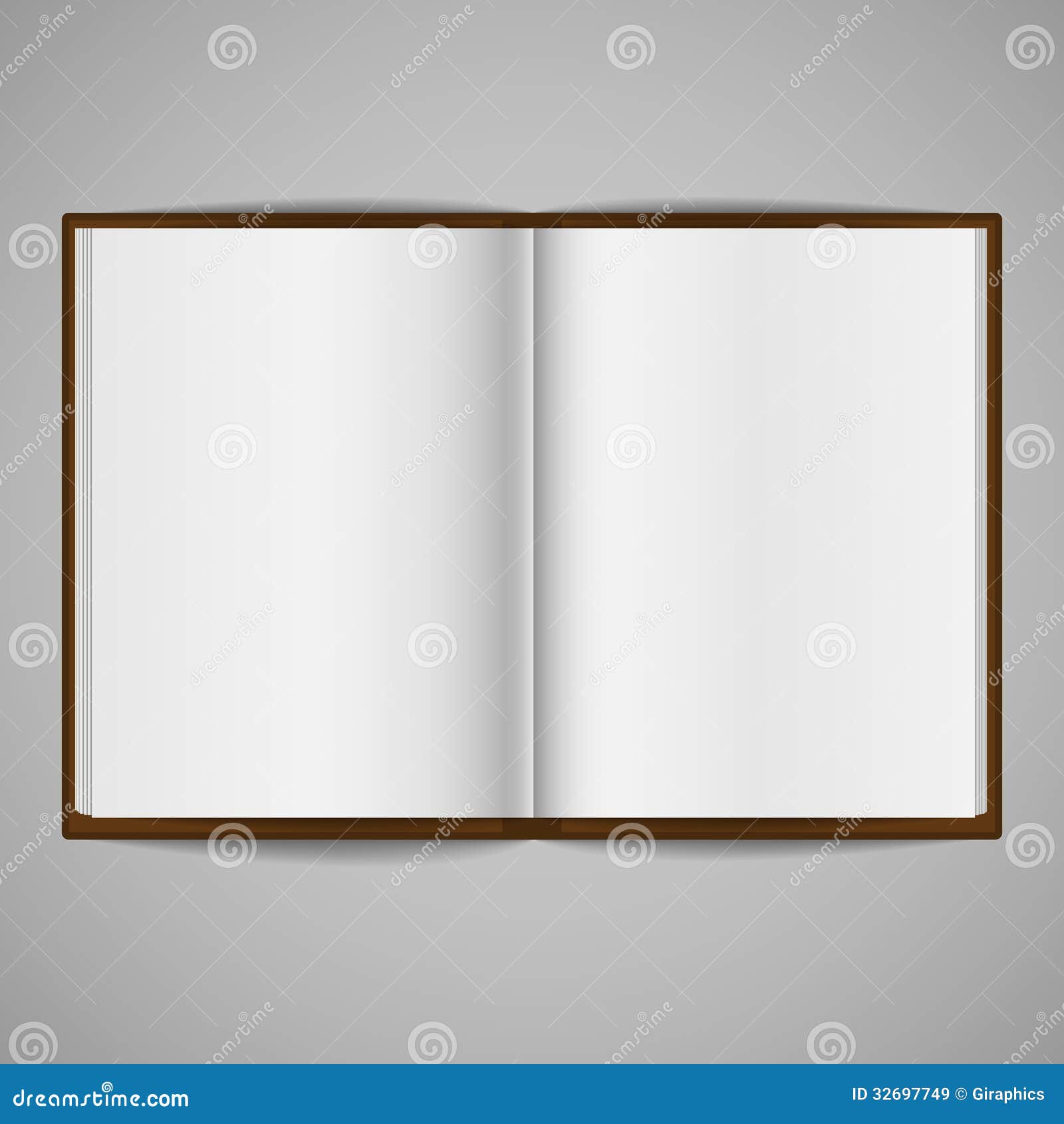 Anule o livro aberto ilustração do vetor. Ilustração de projeto - 32697749