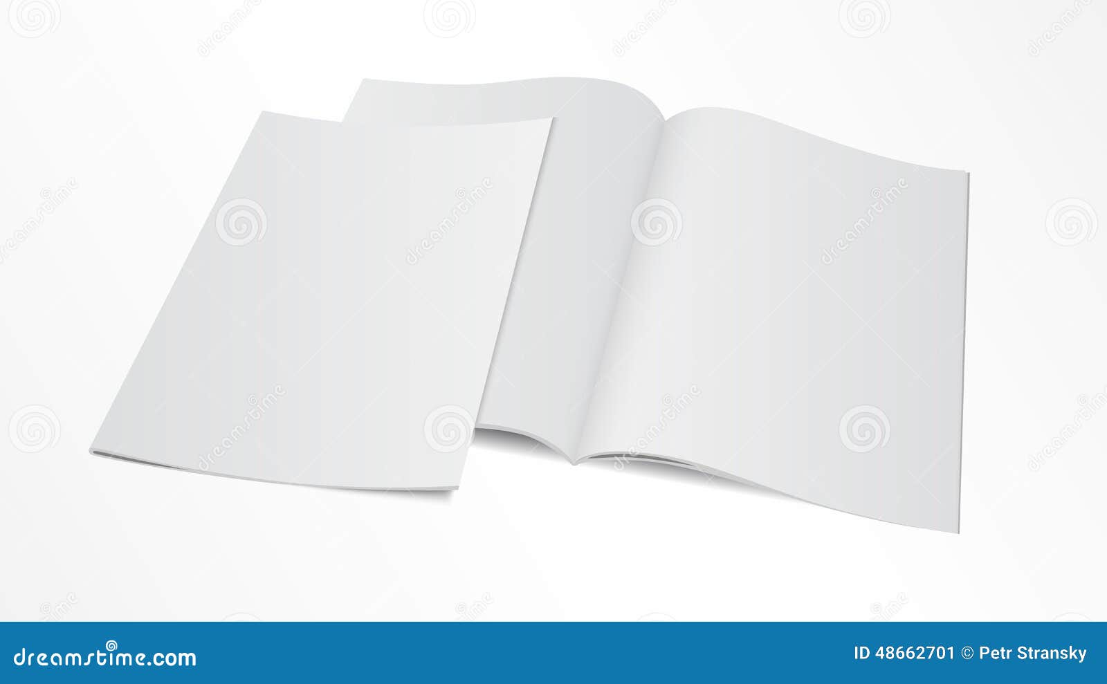 Anule O Molde Aberto Do Compartimento Com Tampa Ilustração do Vetor ...