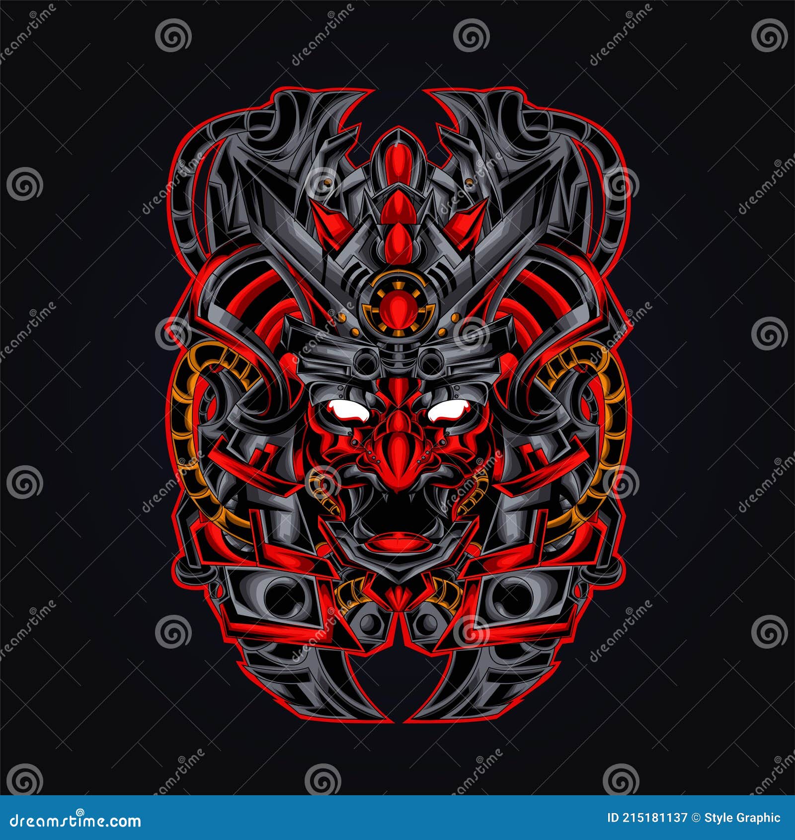 Kamatha Hiroshima Mascot Logo Vector Illustration. Stock Vector ...