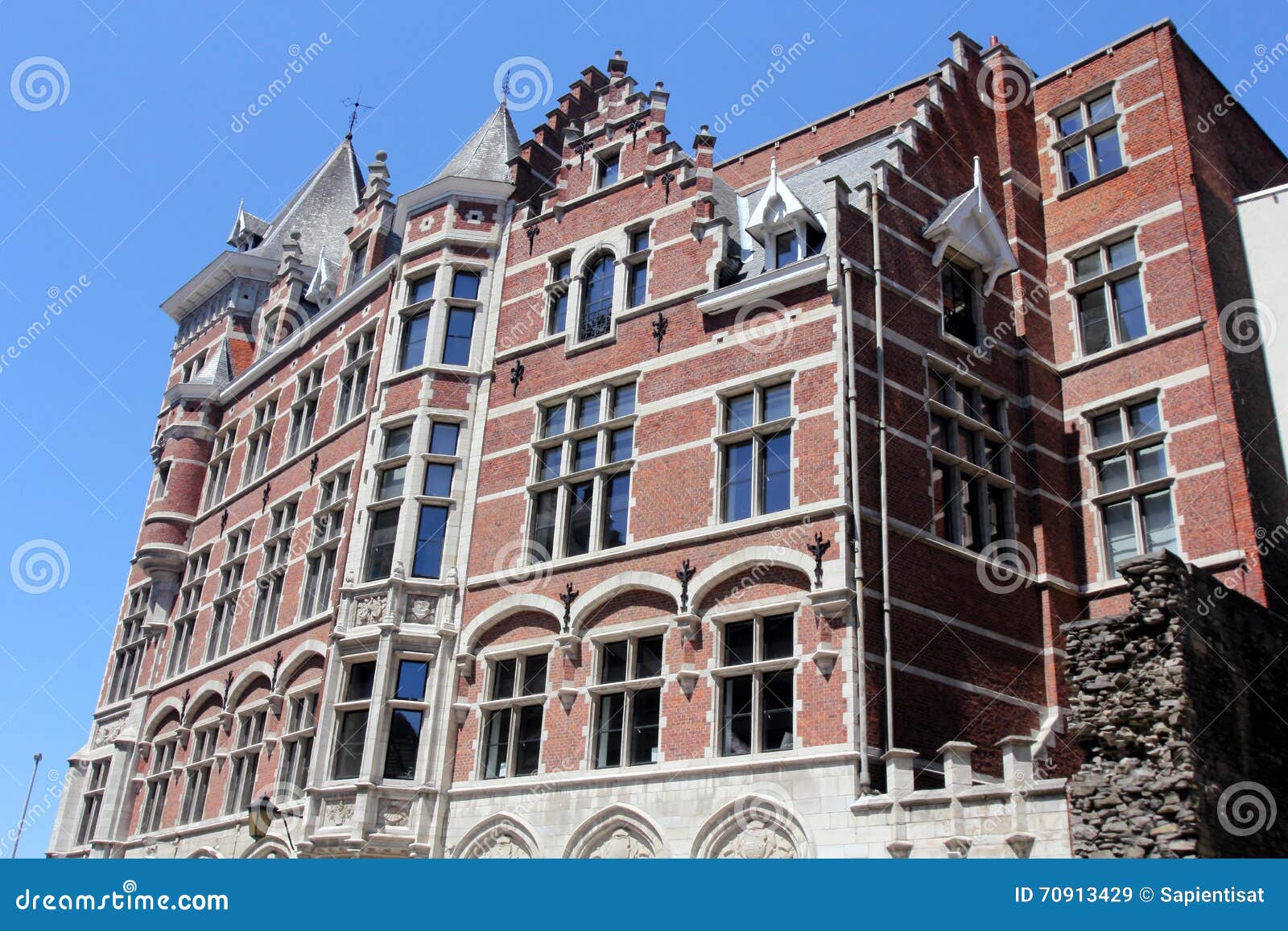 Anversa, Belgio immagine stock. Immagine di antico, case - 70913429