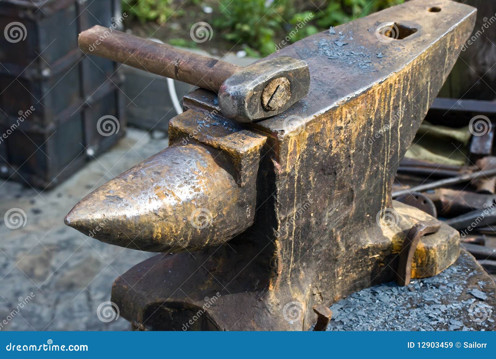 Anvil stock image. Image of craft, produce, handcrafter - 12903459