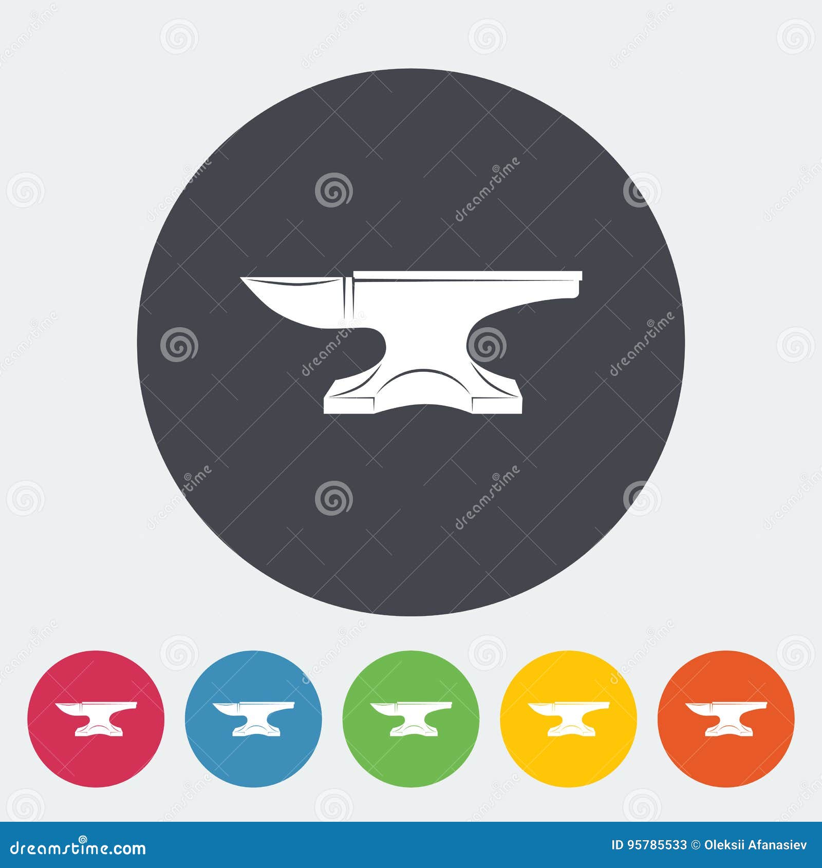 Anvil. Blacksmith Equipment. Stock Vector - Illustration of cast ...