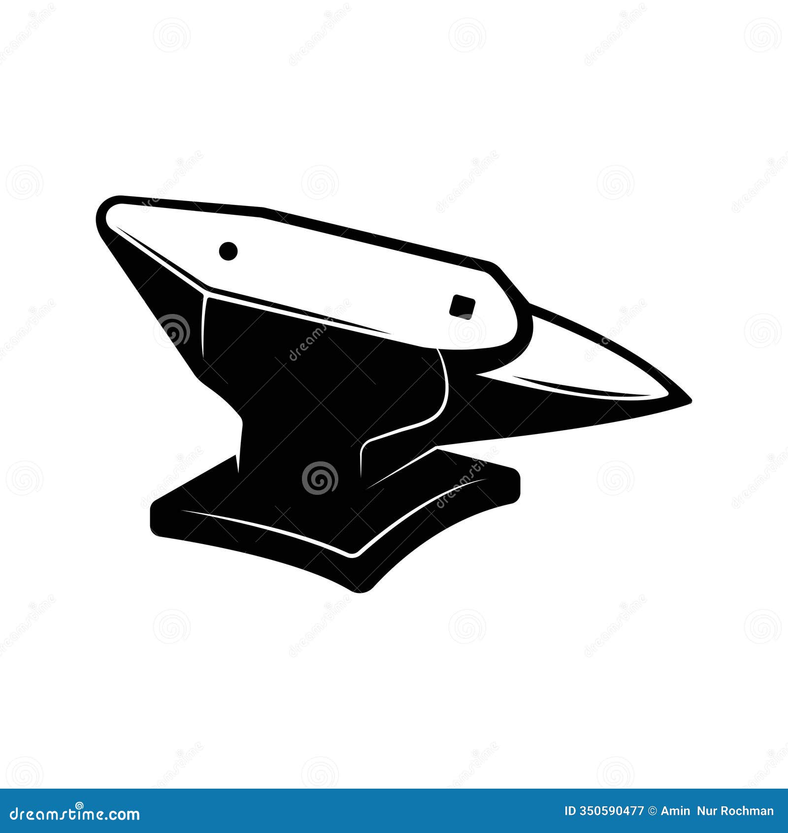 Anvil for Blacksmith Illustration Symbol Vector Logo Stock Illustration ...