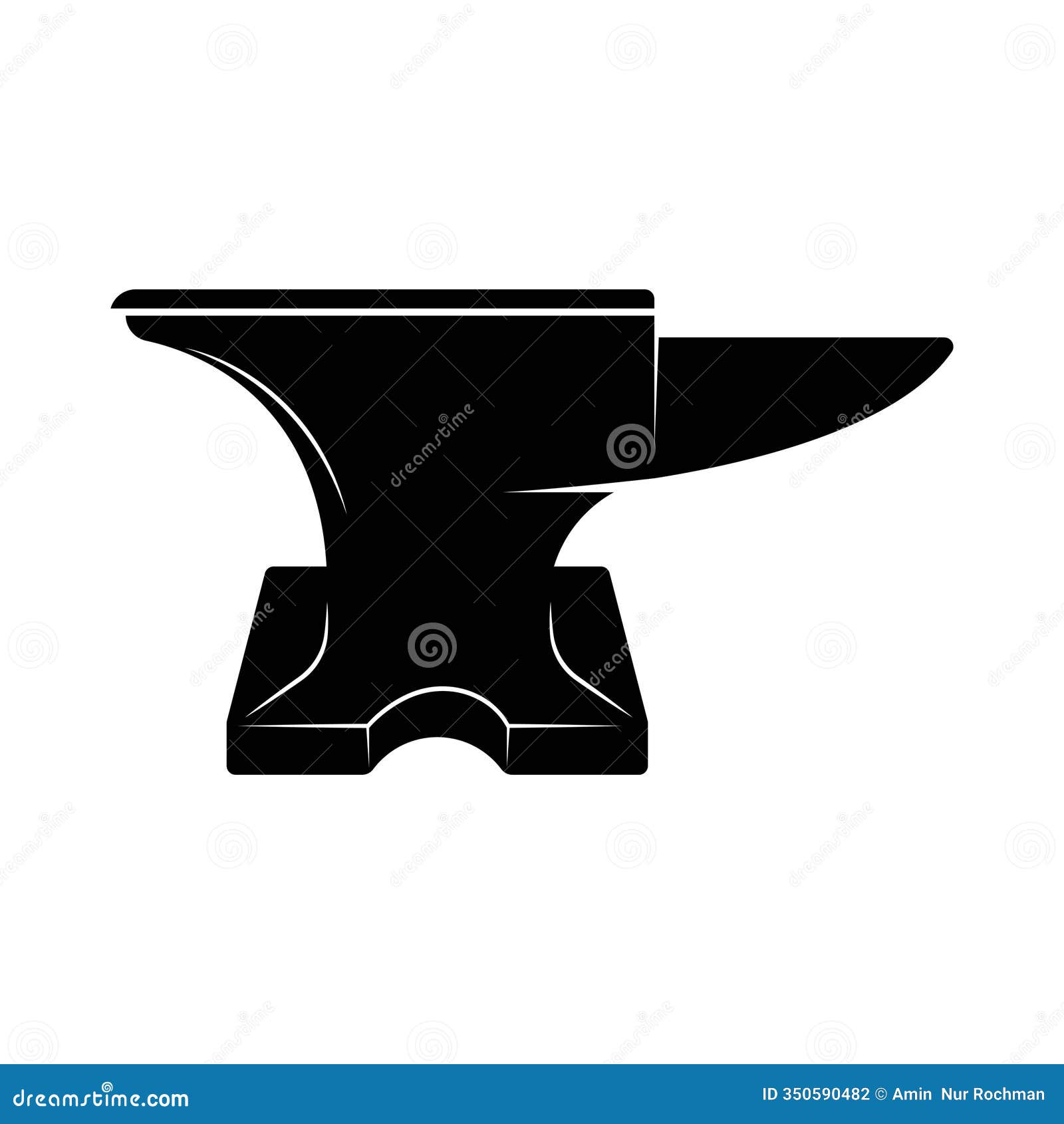 Anvil for Blacksmith Illustration Symbol Vector Logo Stock Illustration ...
