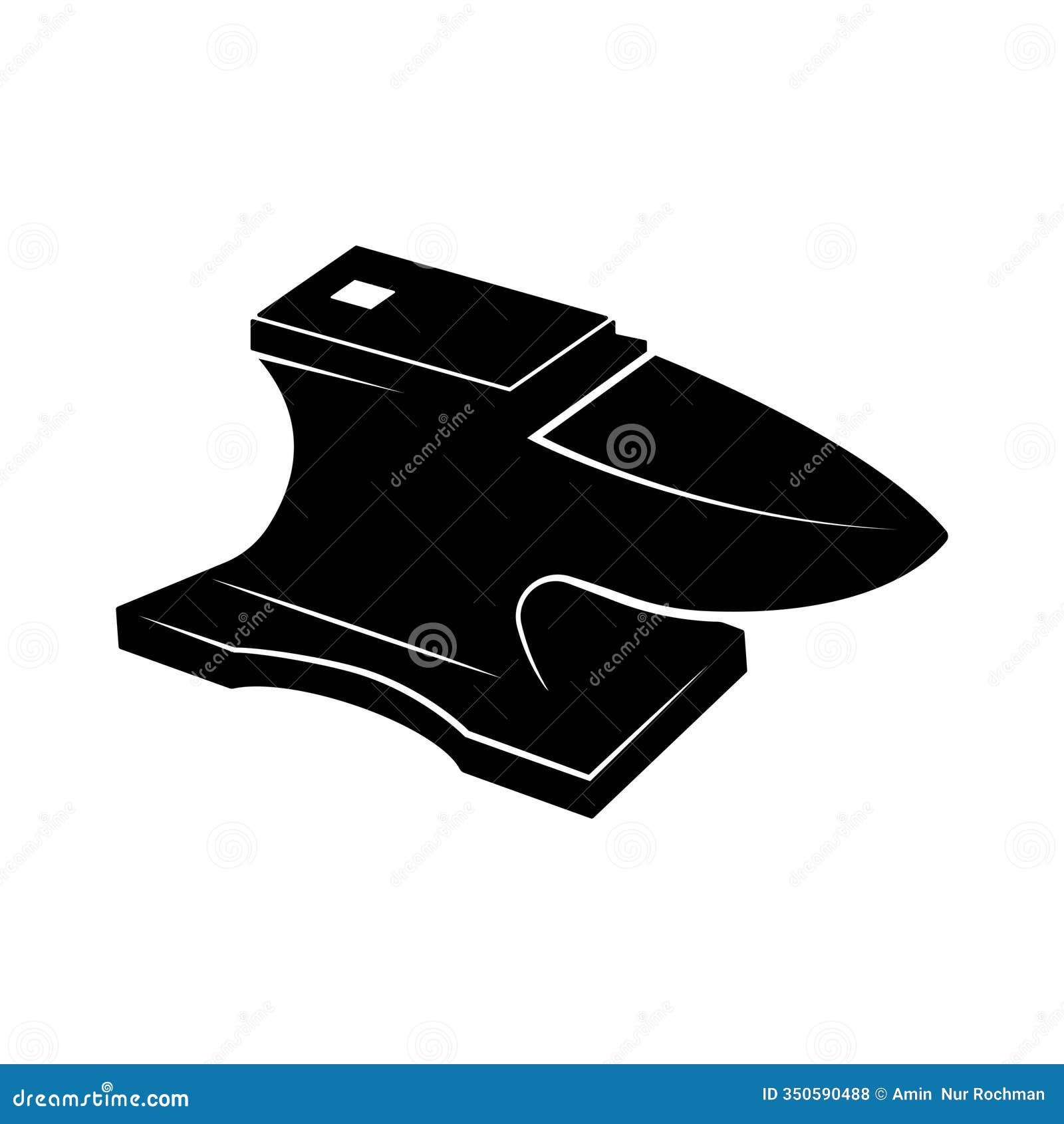 Anvil for Blacksmith Illustration Symbol Vector Logo Stock Illustration ...