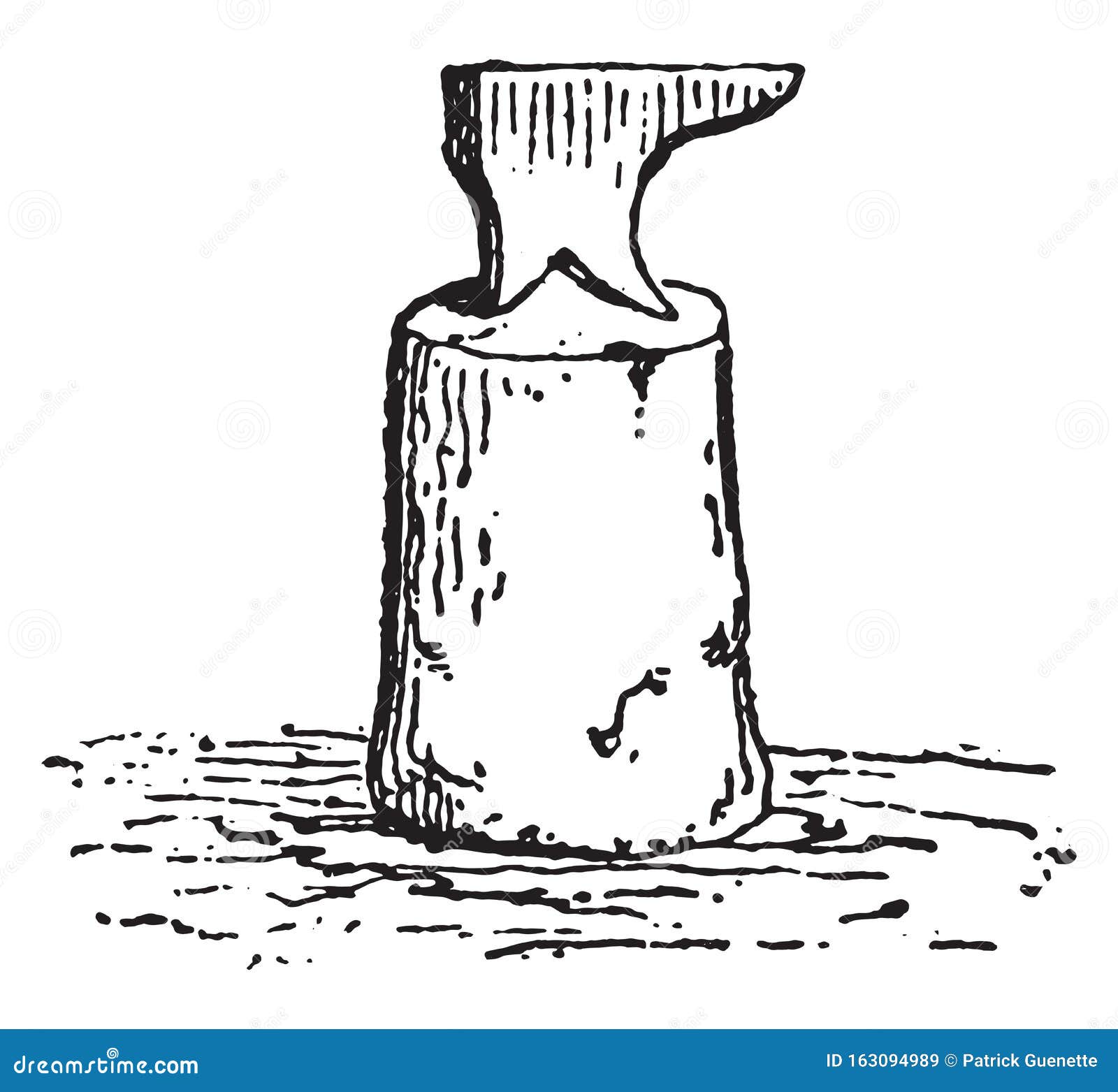 Anvil Blacksmith, Vintage Engraving Stock Vector - Illustration of ...