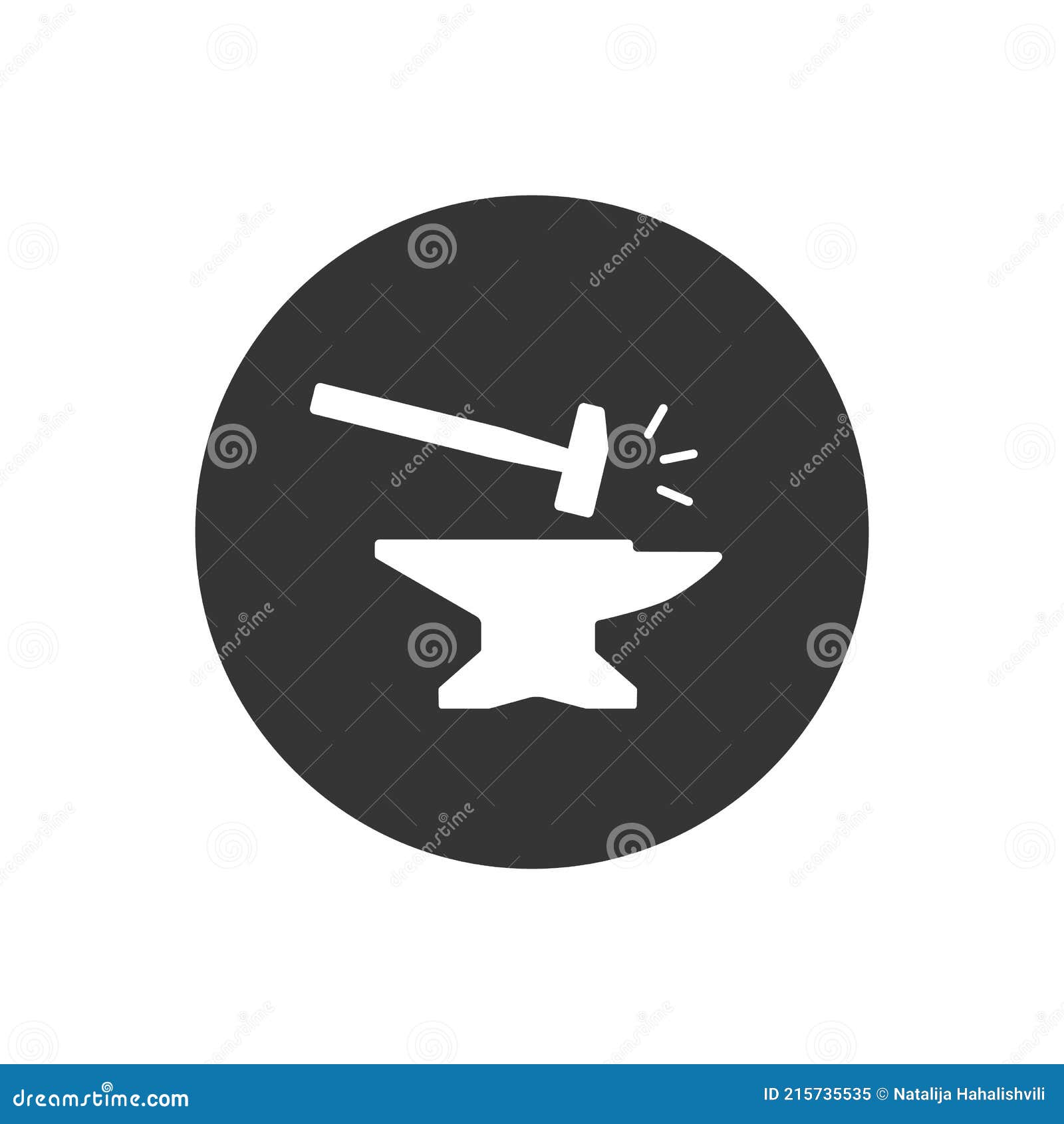 Anvil And Hammer Vector