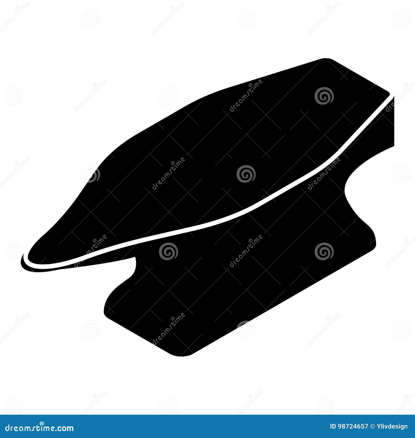 Anvil Icon Simple Outline Vector Logo | CartoonDealer.com #341391727