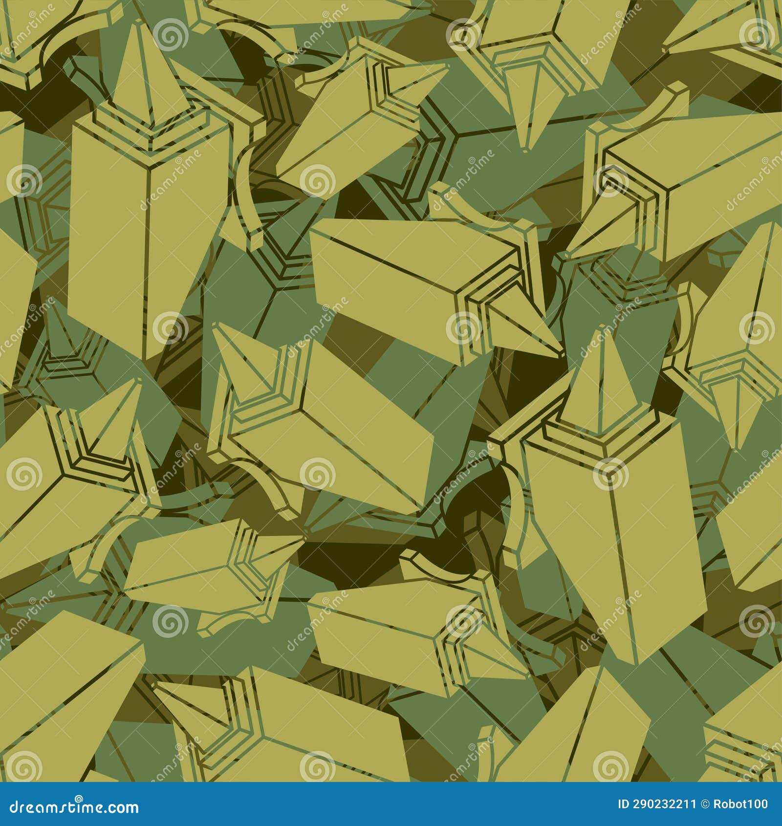 Anvil Military Pattern Seamless. Blacksmith Tool Army Background Stock ...