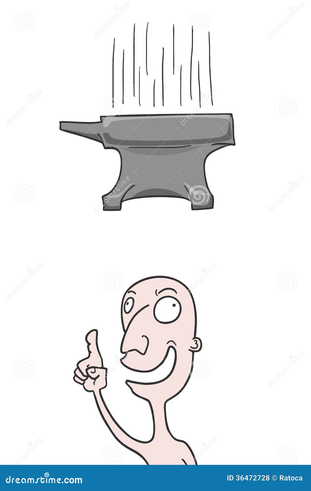 Anvil and silly stock vector. Illustration of crush, iron - 36472728