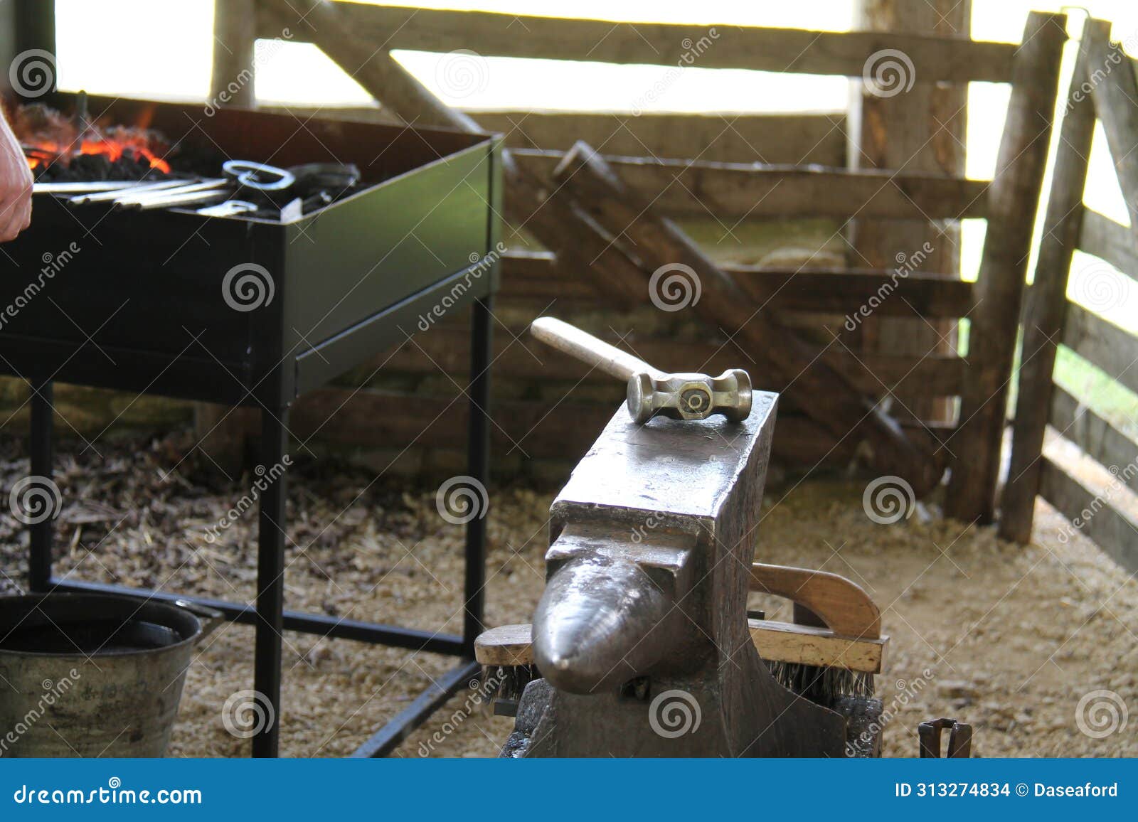 Anvil and Tools. stock photo. Image of anvil, manufacture - 313274834
