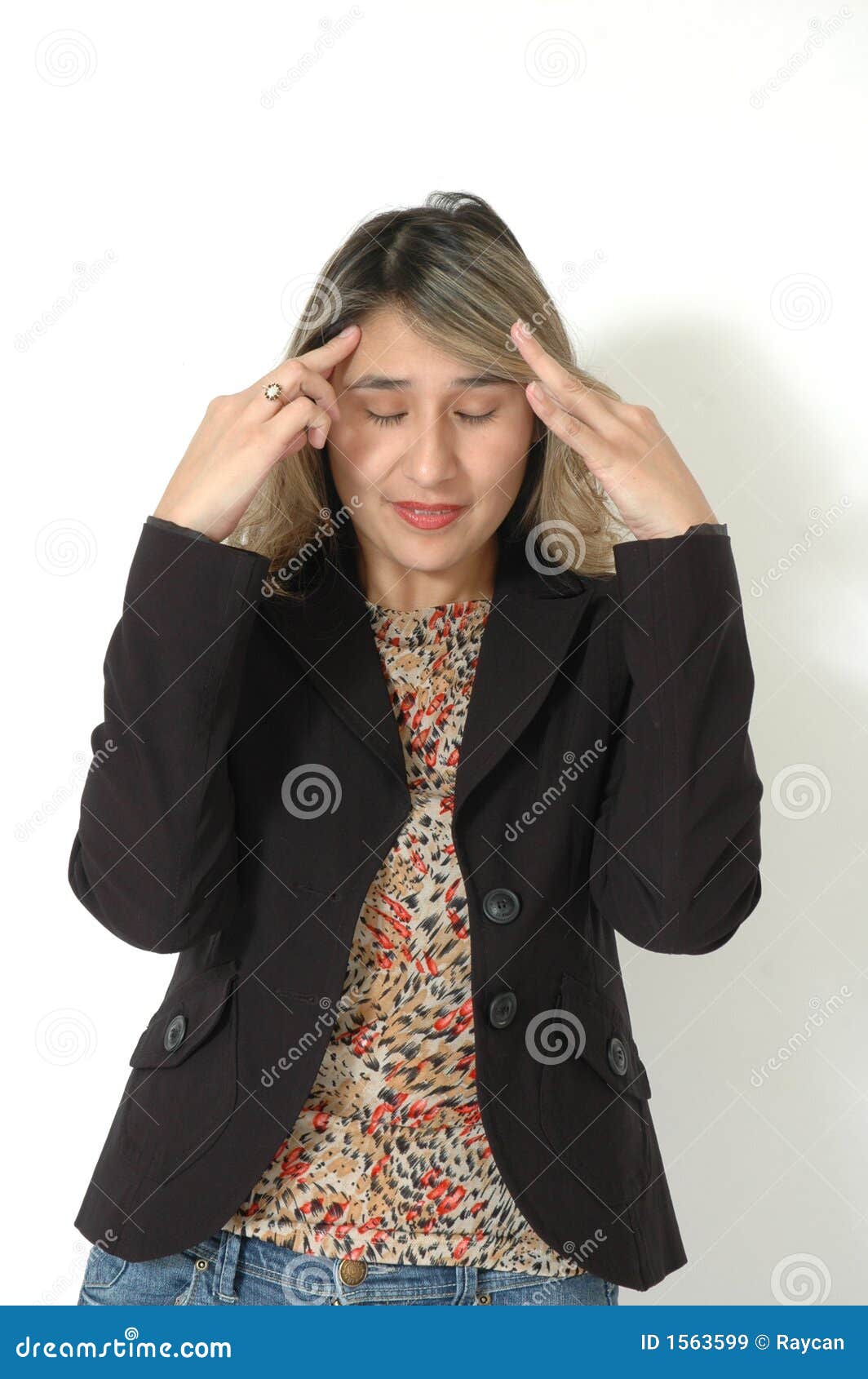 Anxiety stock image. Image of confused, eastern, concentrate - 1563599