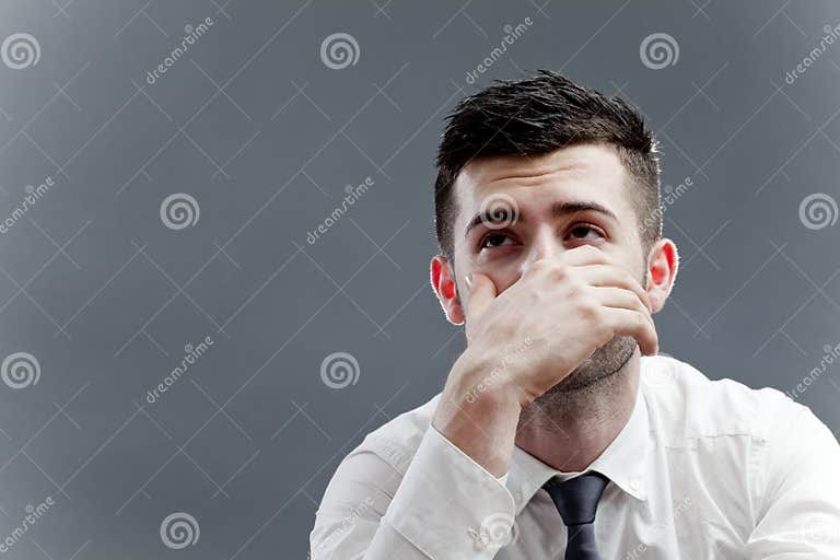 Anxiety stock image. Image of alone, deep, frustration - 25472985