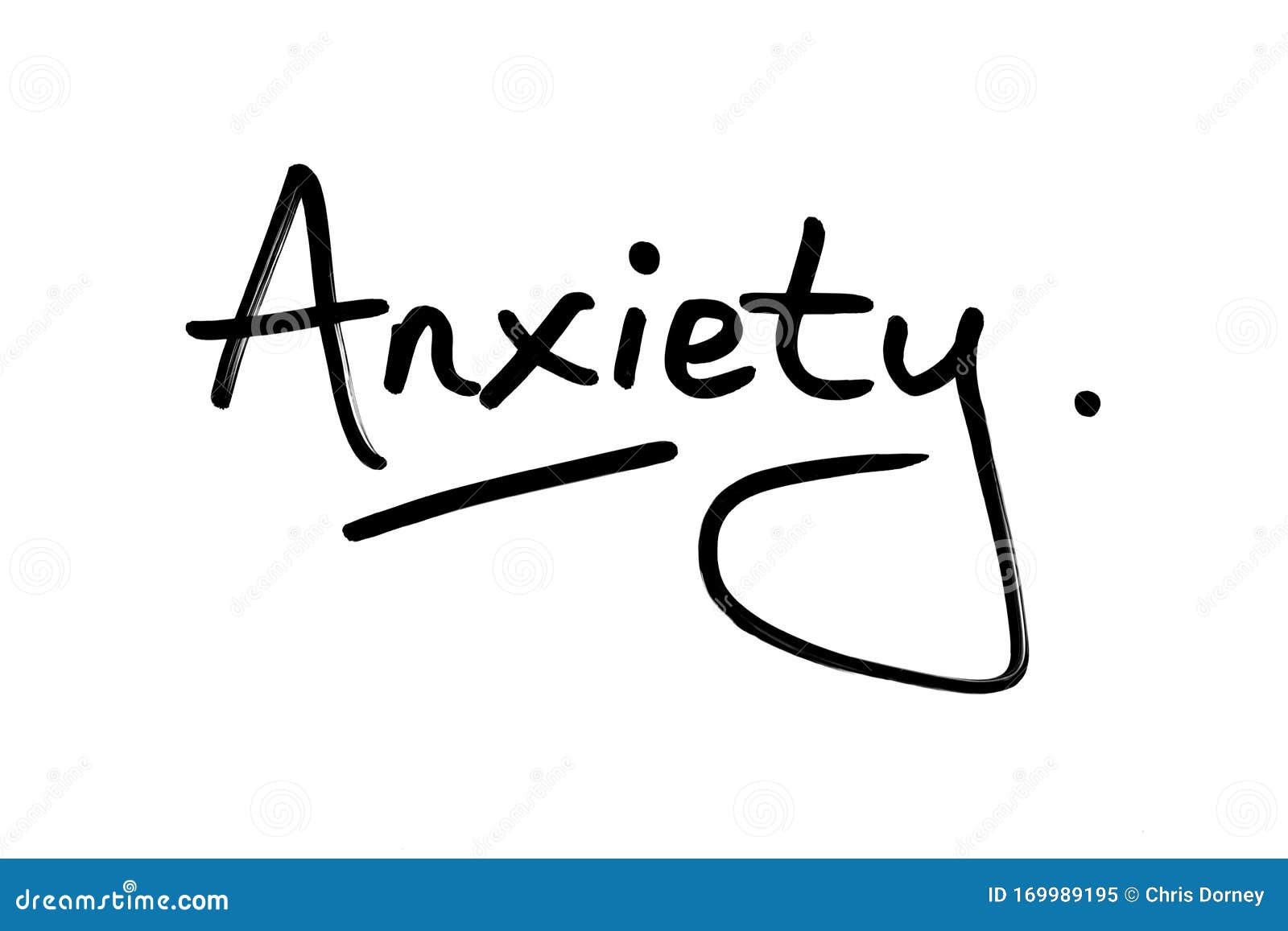 Anxiety stock illustration. Illustration of anxious - 169989195