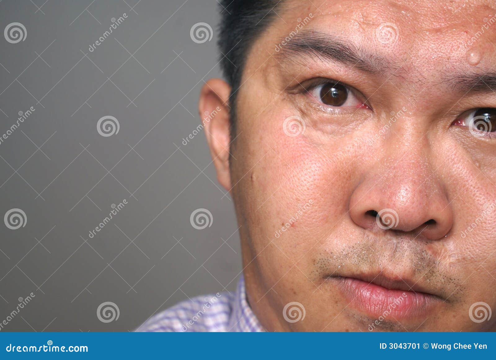 Anxious asian face stock image. Image of face, disturbed - 3043701