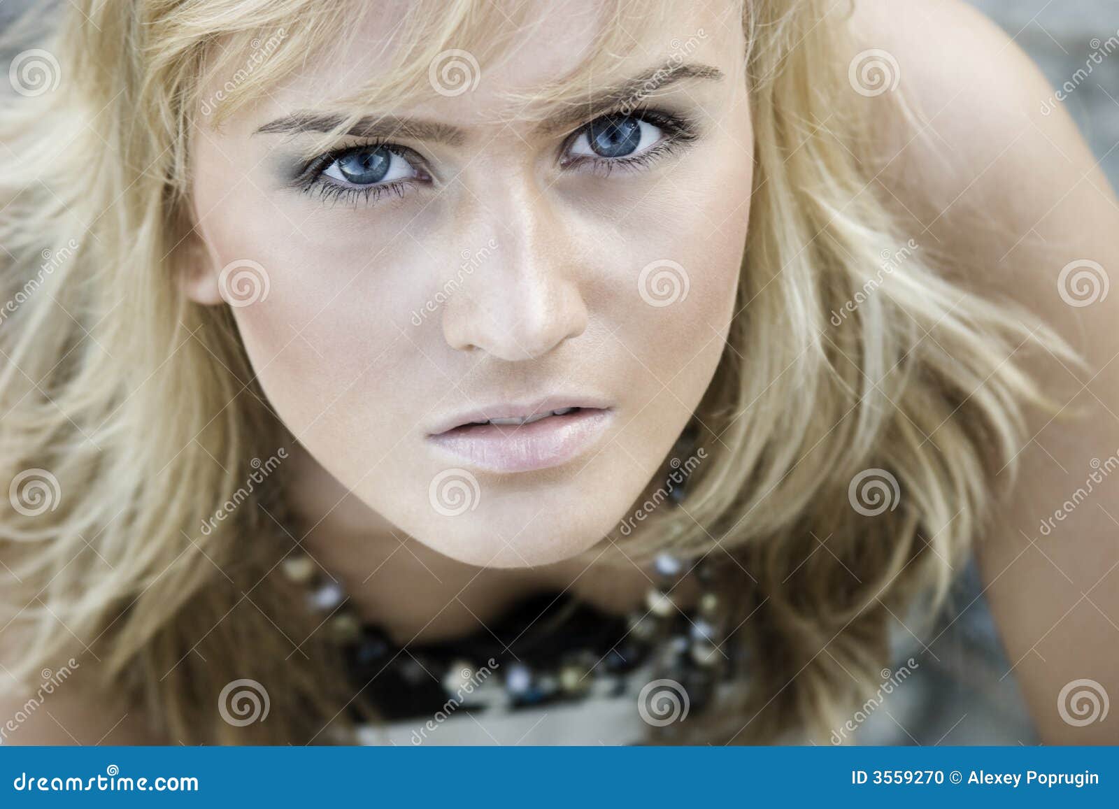 Anxious look stock photo. Image of head, human, caucasian - 3559270