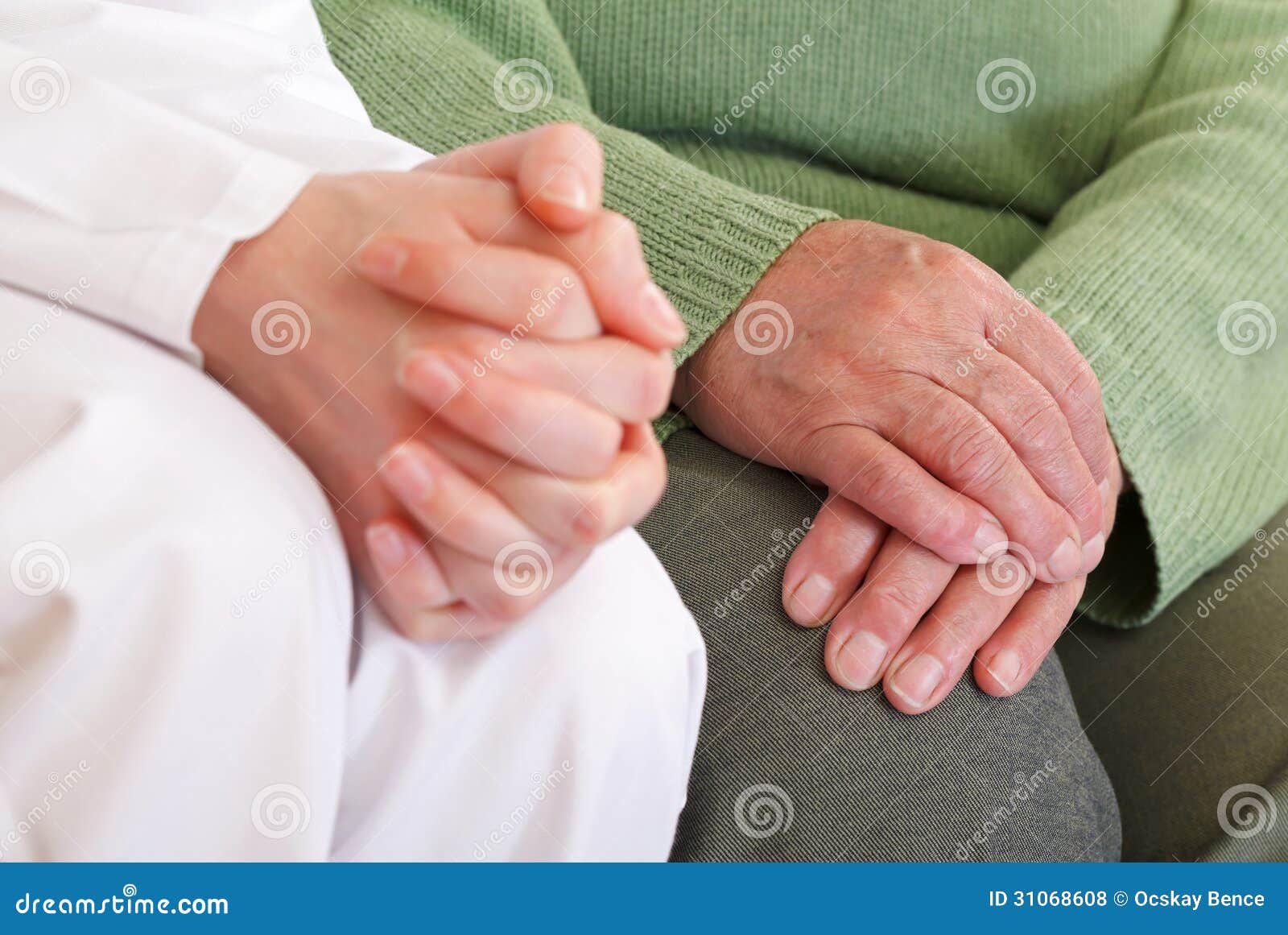 Anxious and relaxed hands stock photo. Image of female - 31068608