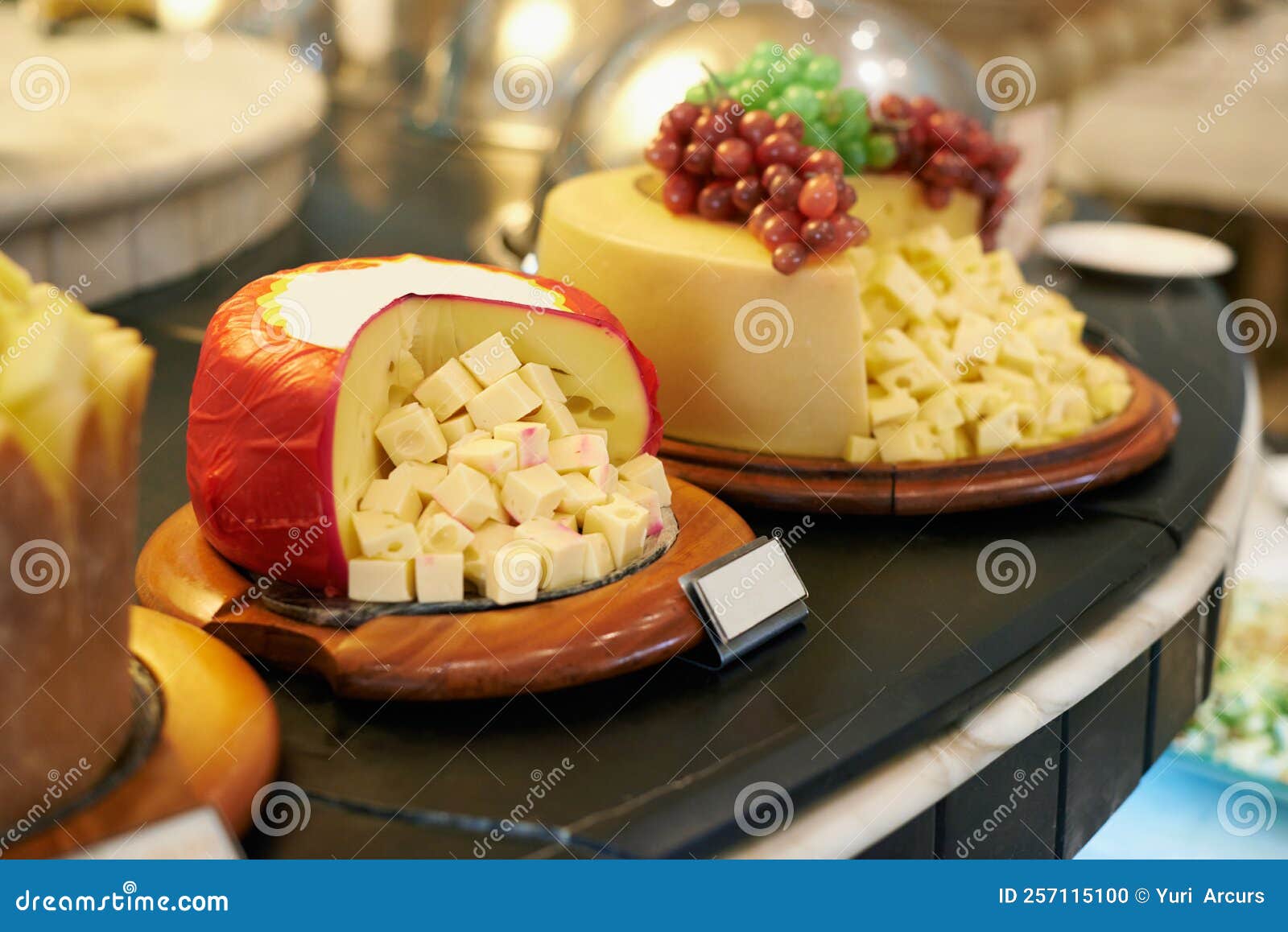 Any Cheese-lovers Dream. a Selection of Cheese Beautiful Displayed ...