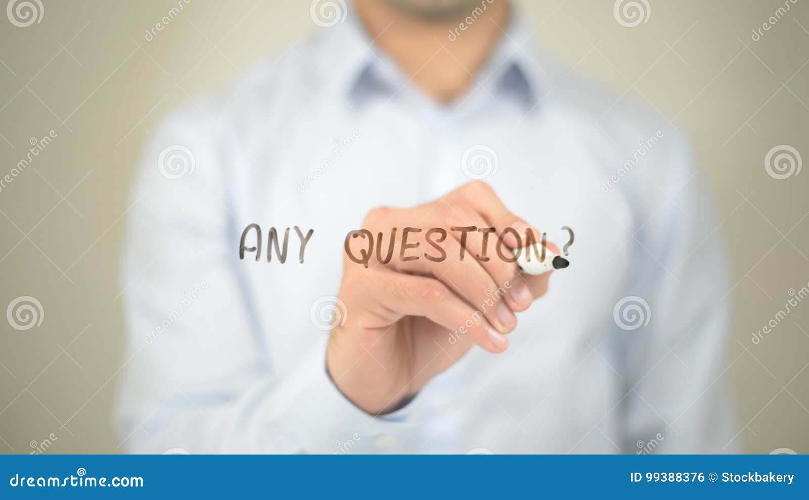 Any Question ?, Man Writing on Transparent Screen Stock Photo - Image ...