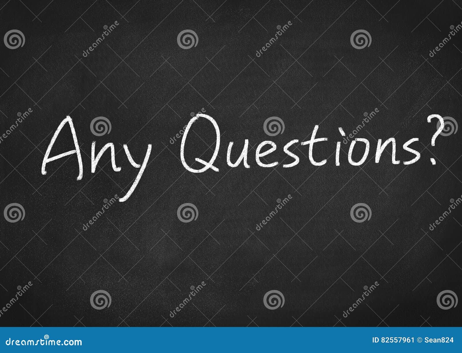 Any questions? stock image. Image of background, blackboard - 82557961