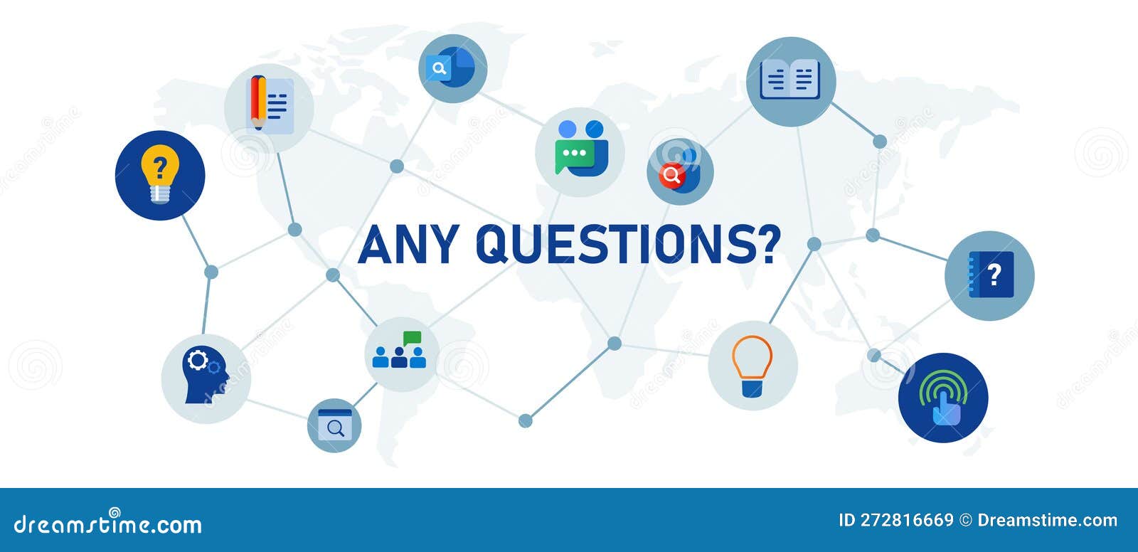 Any Questions Mark Symbol Icon Set of Communication in Learning Stock ...