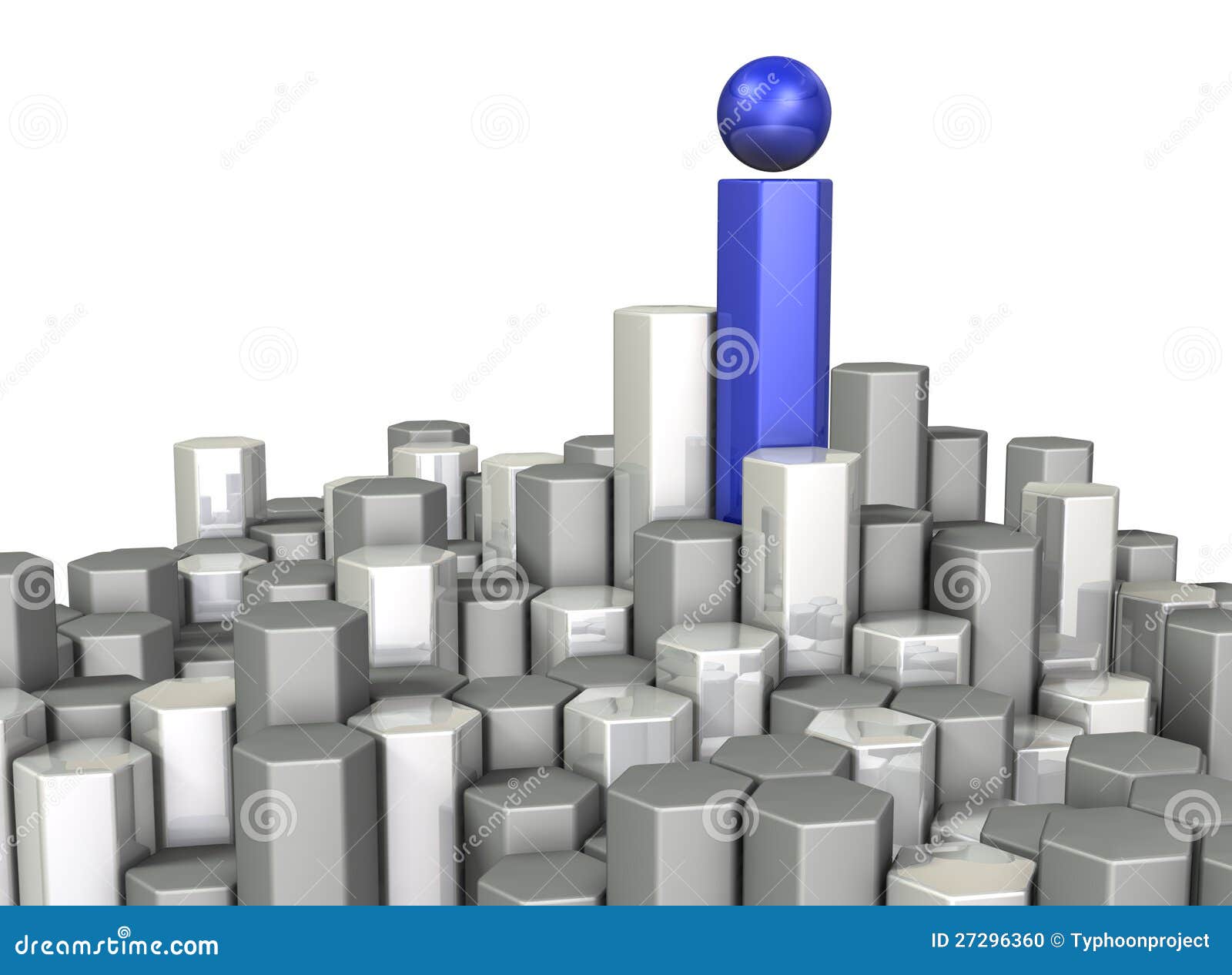 Any Special Information in the Information Flood. Stock Illustration ...