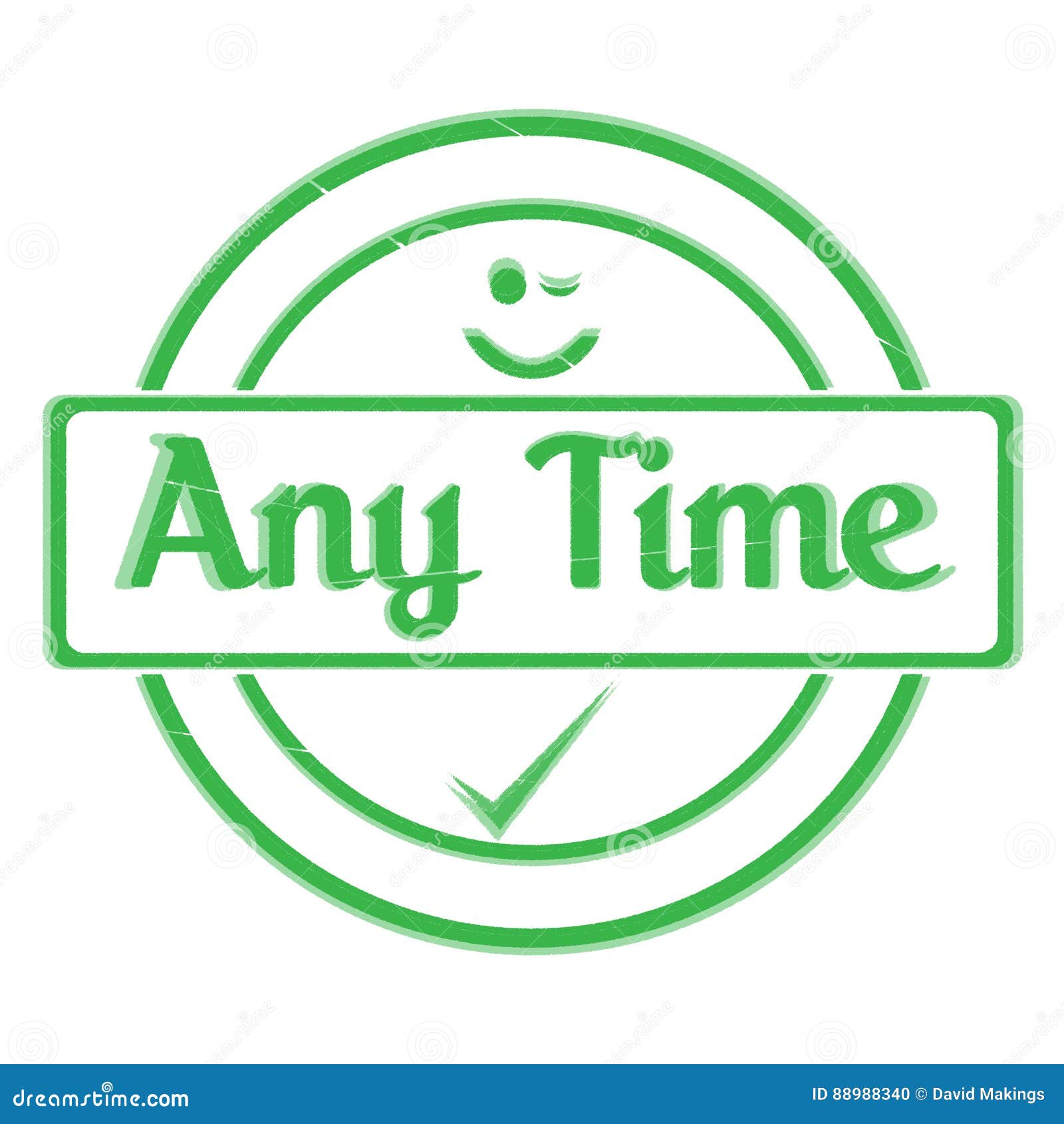 102-Any Time Stamp stock illustration. Illustration of immigration ...