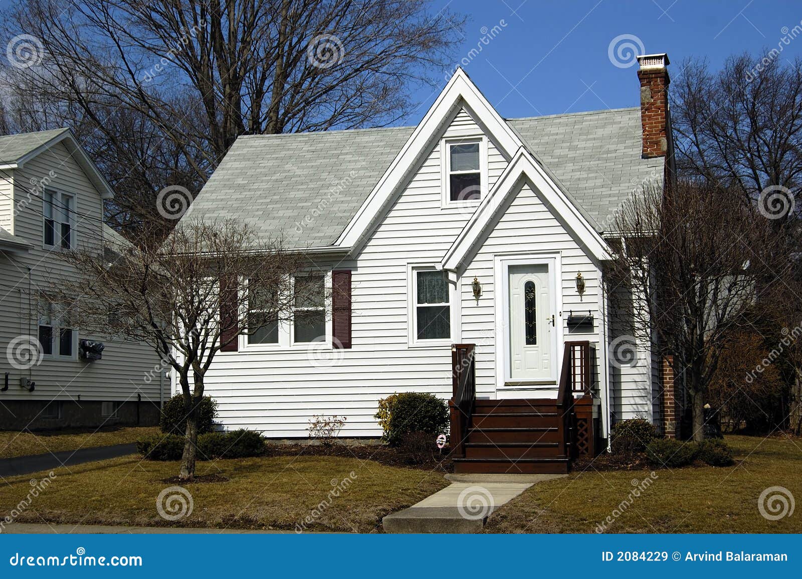 Anyhouse USA stock image. Image of brick, lawn, empty - 2084229