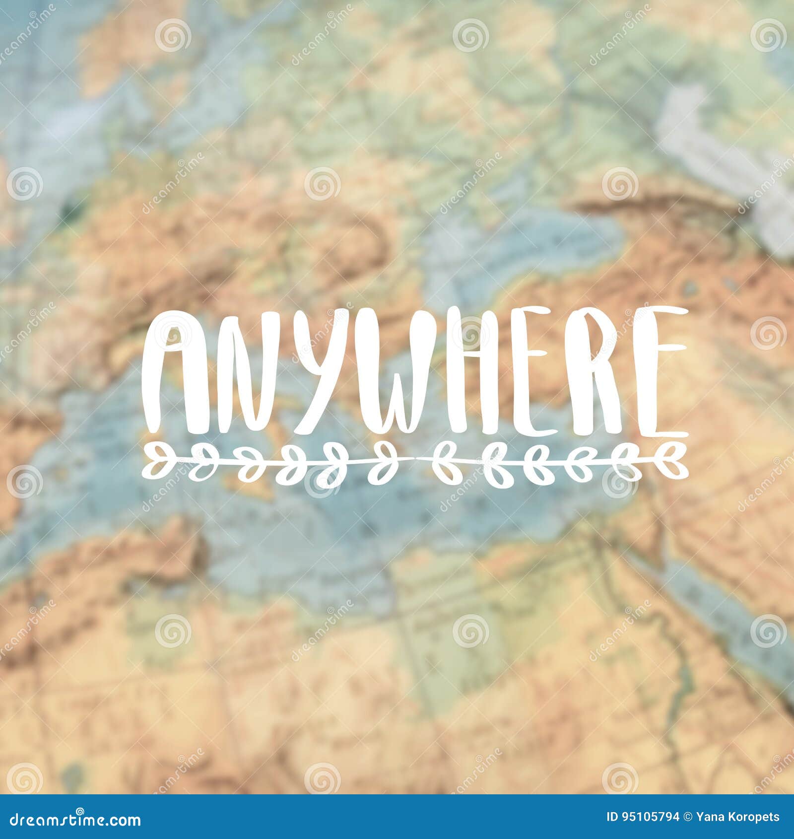 Anywhere Calligraphy. Globe Map Stock Photo - Image of closeup ...