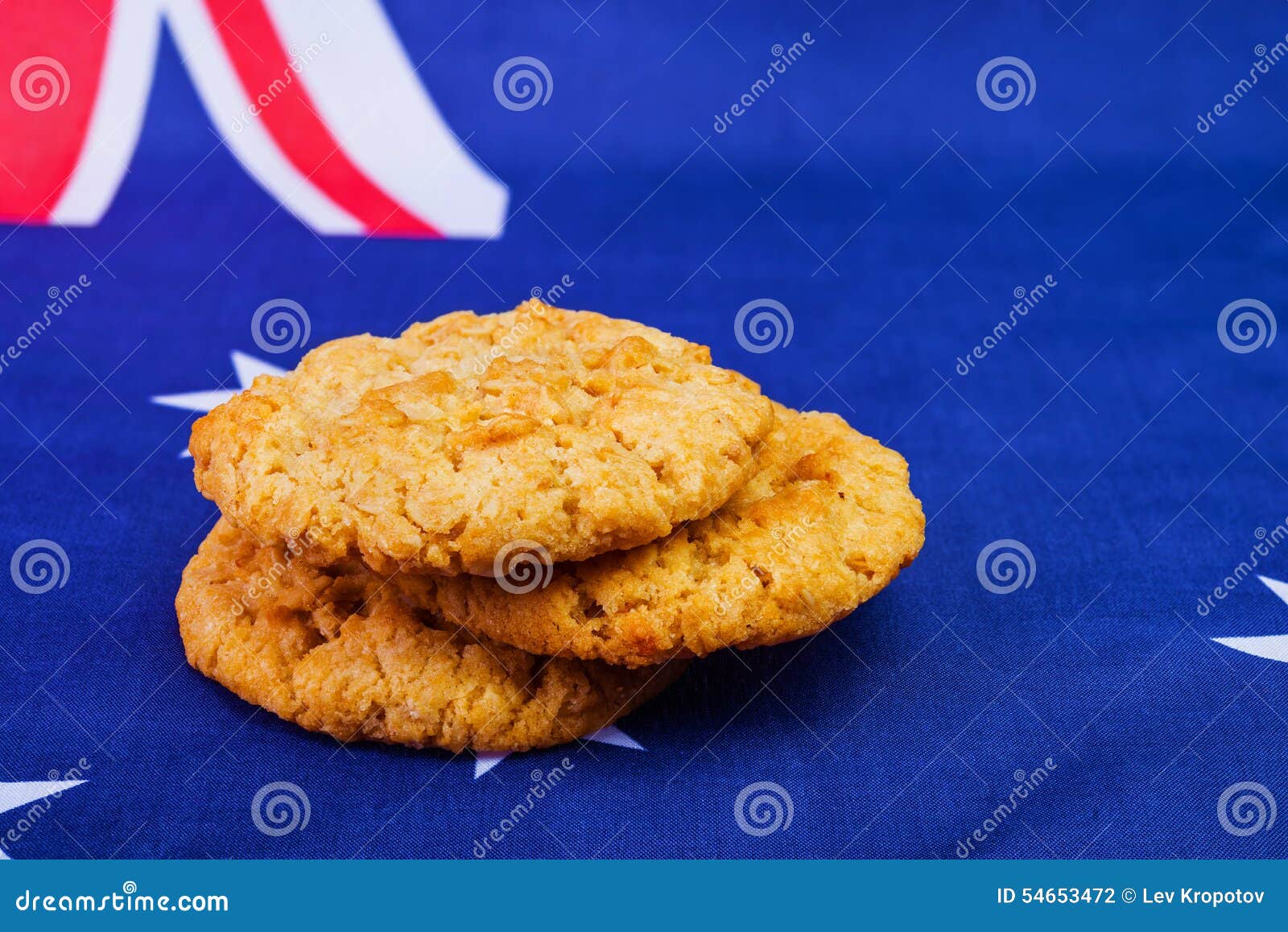 Anzac biscuits stock photo. Image of australian, aged - 54653472
