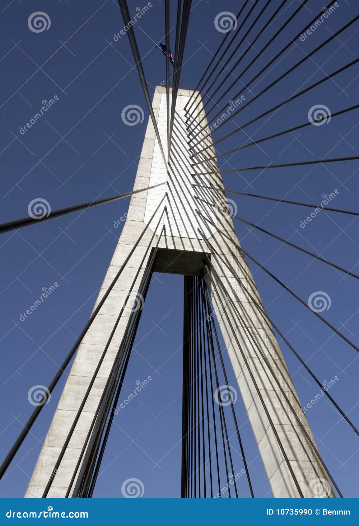 Anzac bridge editorial image. Image of color, pyrmont - 10735990