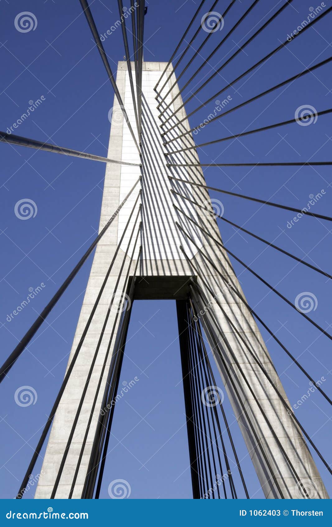 Anzac Bridge Pylon stock image. Image of australia, australian - 1062403