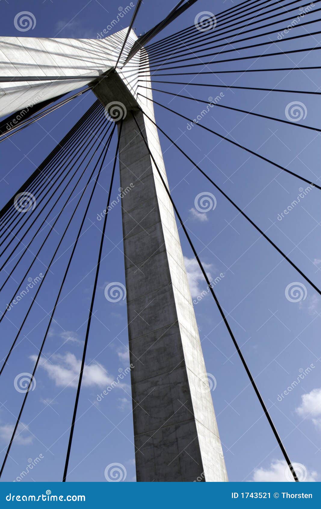 Anzac Bridge Pylon stock image. Image of bridge, city - 1743521