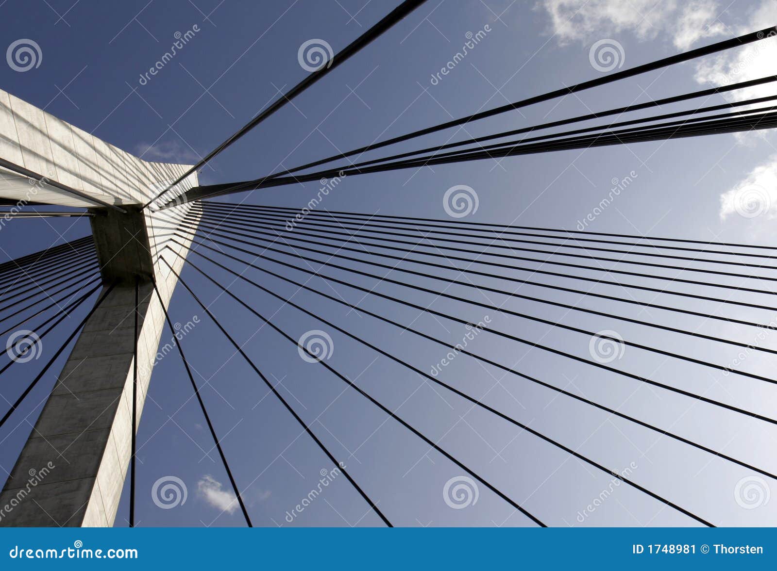 Anzac Bridge Pylon stock image. Image of detail, city - 1748981