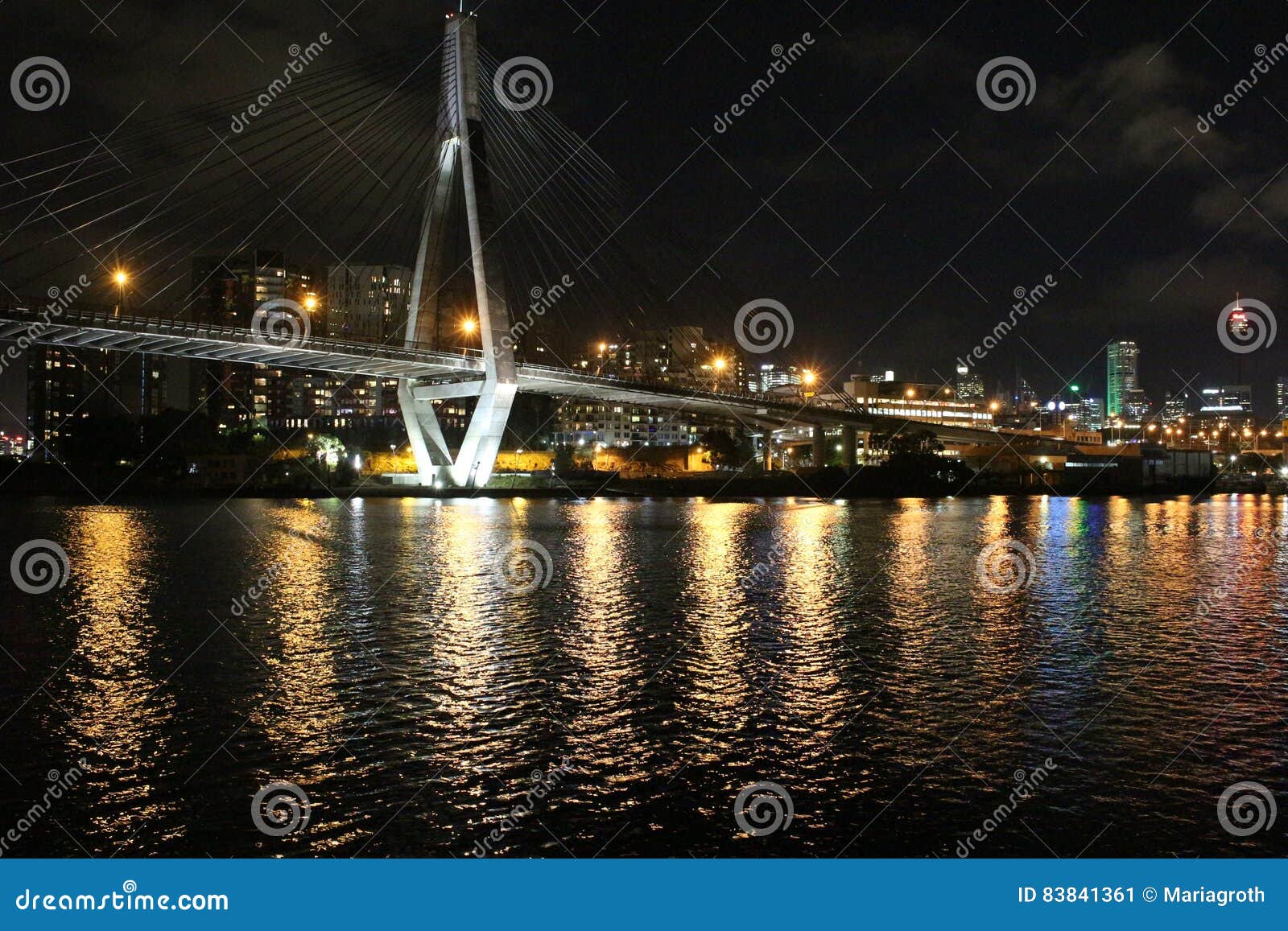 Anzac Bridge, Sydney editorial photo. Image of brospann - 83841361