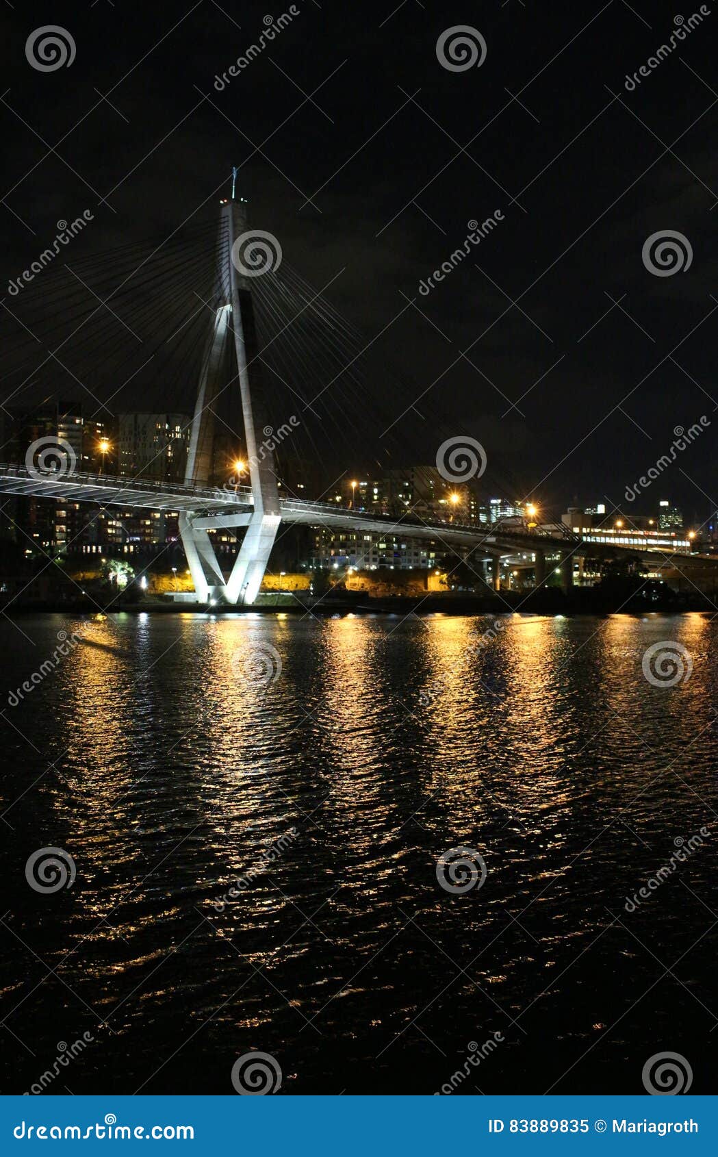 Anzac Bridge, Sydney editorial image. Image of landmarks - 83889835