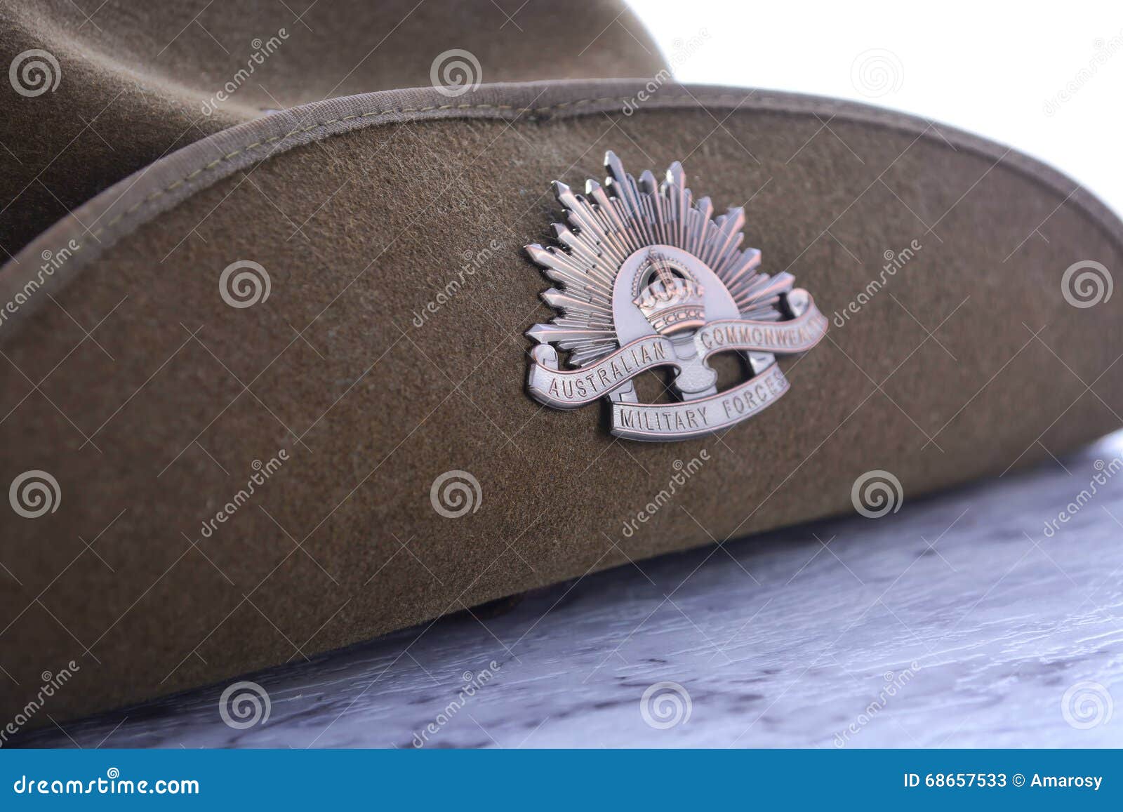 ANZAC Day Australian Slouch Hat Image stock - Image du pavot, oubliez ...