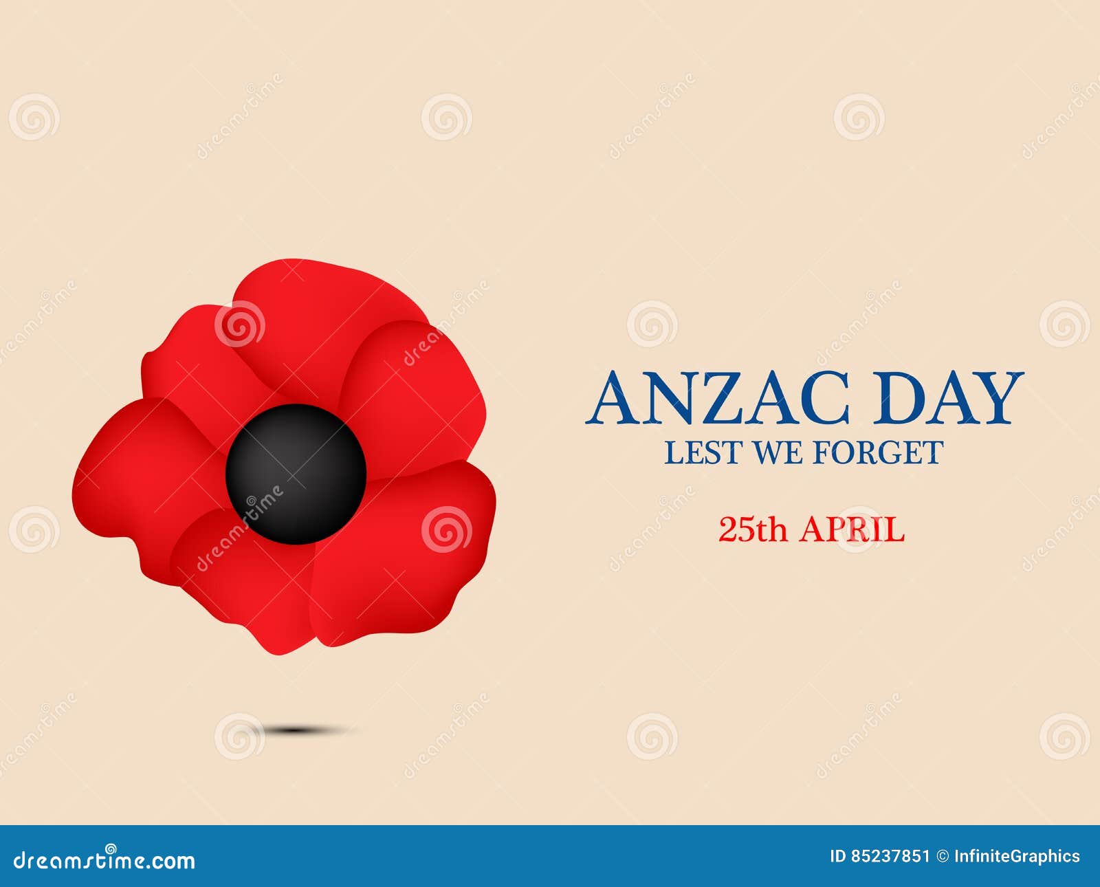 Anzac Day background stock vector. Illustration of australia - 85237851