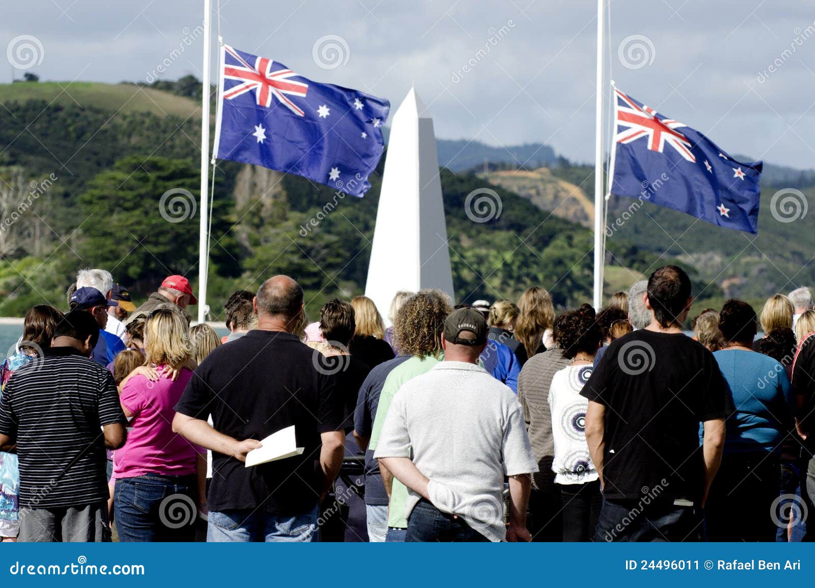 Anzac Day - War Memorial Service Editorial Photo - Image of blue ...