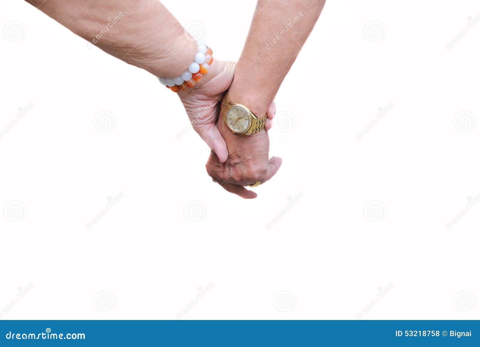 Anziani Della Mano Del Holdind Insieme Fotografia Stock - Immagine di ...