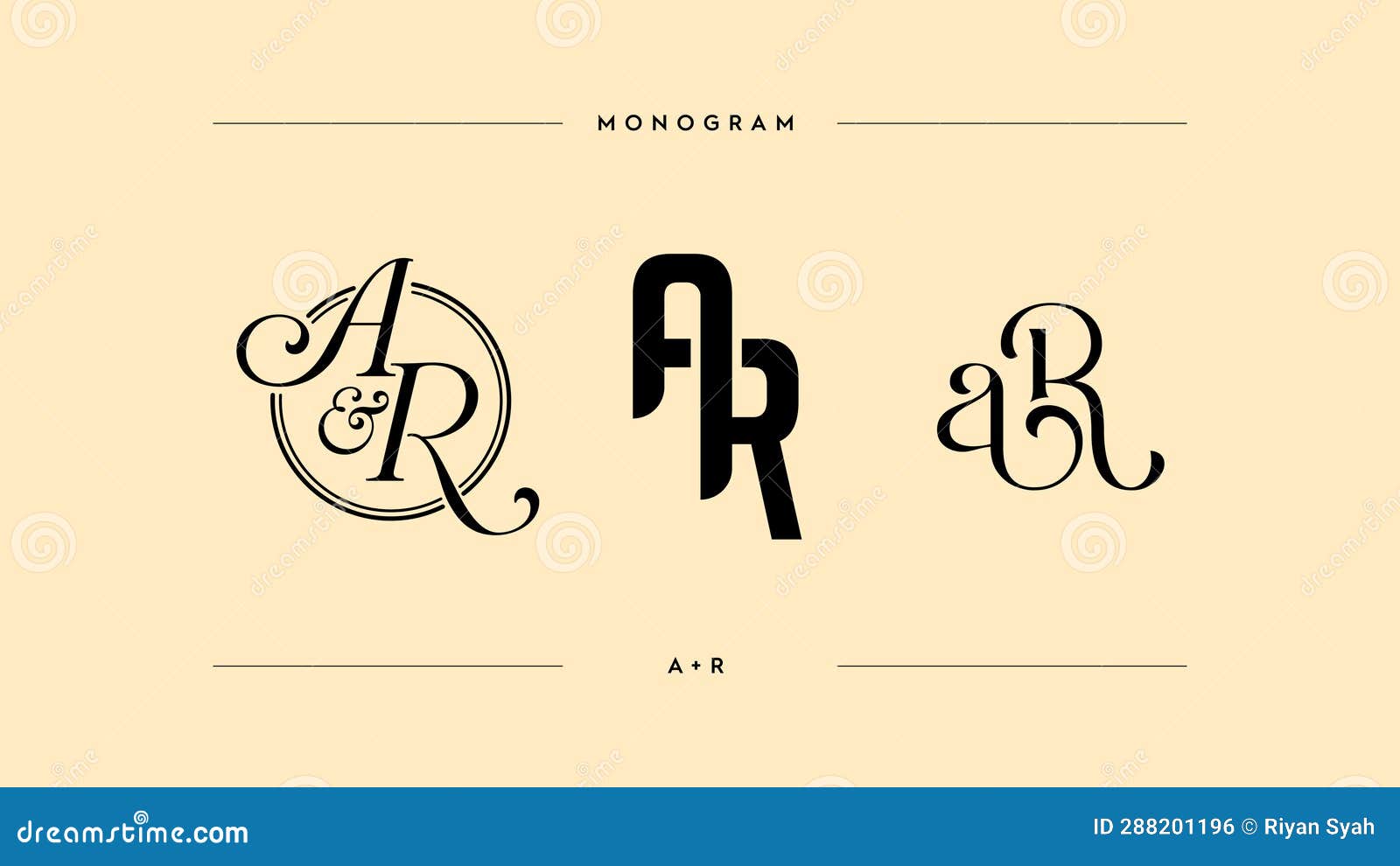 Classic Monogram Harmony: a & R in Timeless Unity, Perfect for Elegant ...